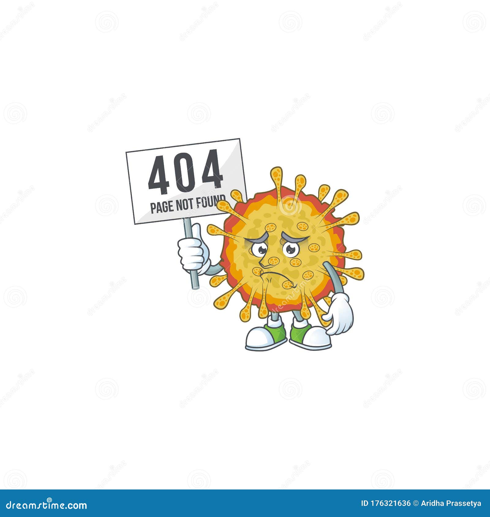 Joyful Cartoon Character of Outbreaks Coronavirus Elevate a Board Stock ...