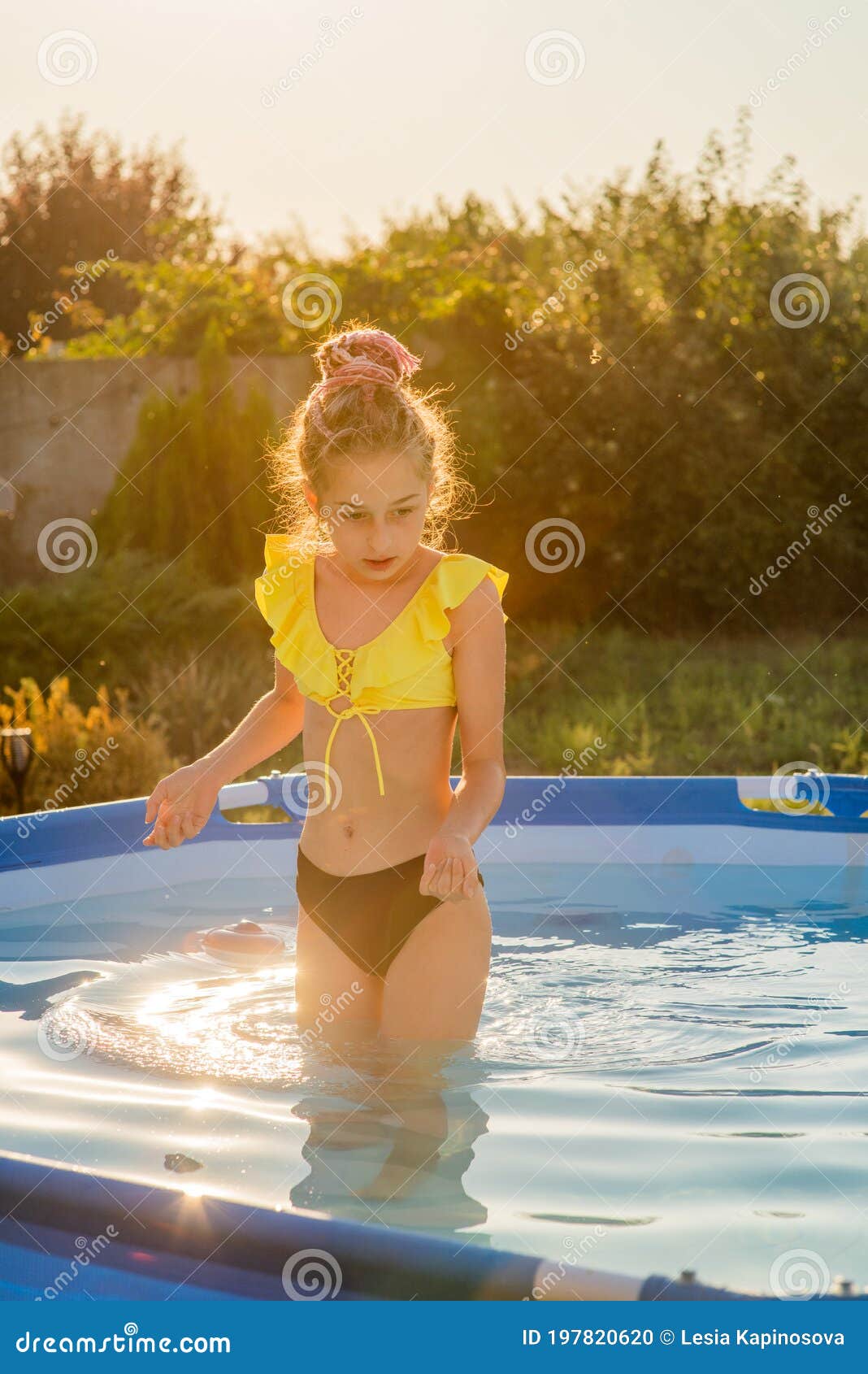Joyful Childhood. Relaxation Concept Stock Photo - Image of girl ... Joyful Childhood. Relaxation Concept Stock Photo - Image of girl ...