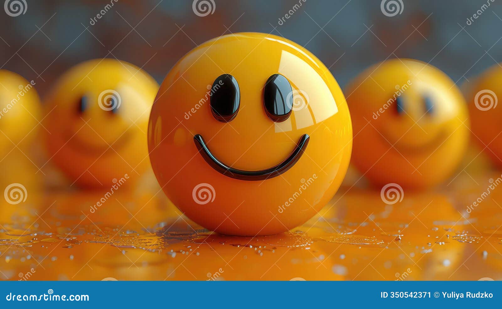 Joyful Emoticon Illustration Representing Excellent Evaluation Score ...