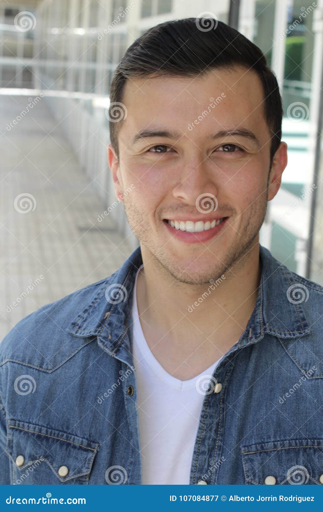 Joyful Ethnic Male Smiling Isolated Stock Image - Image of handsome ...