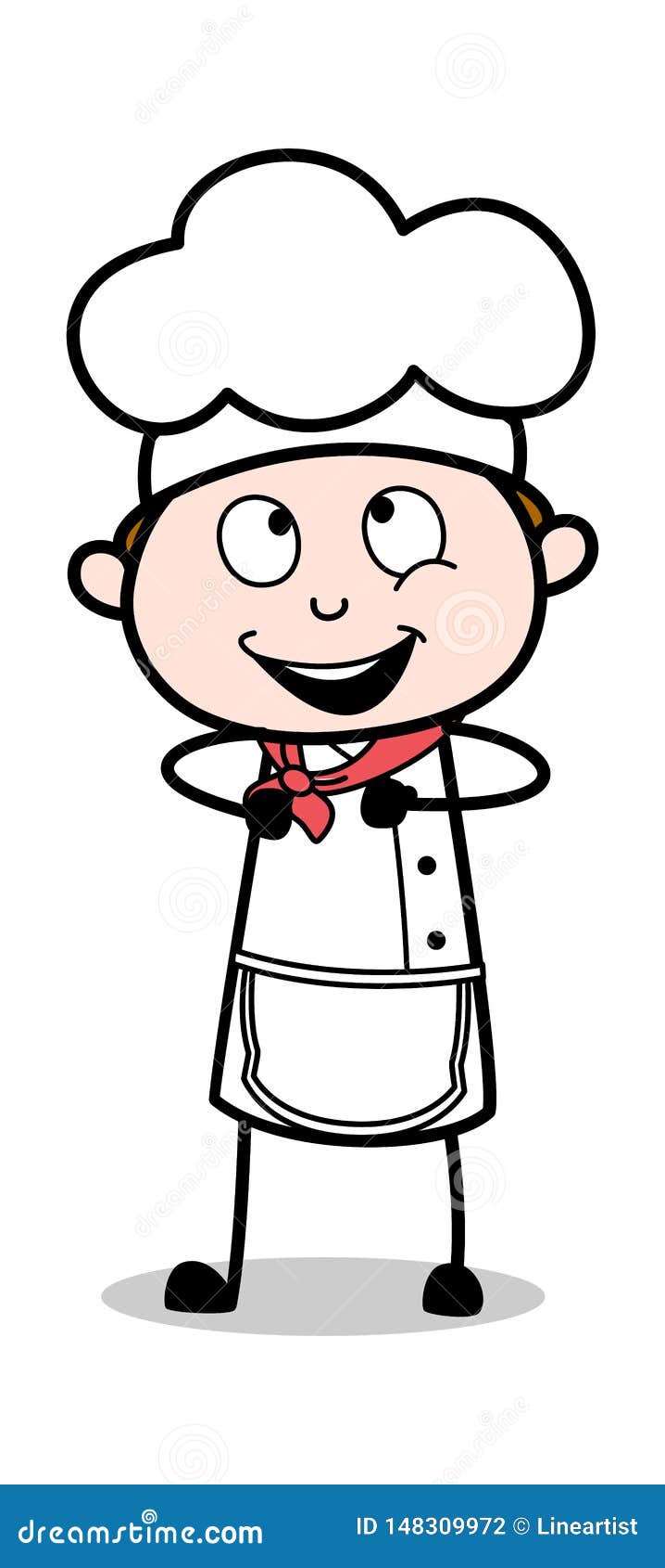 Smiley 3D Waiter Cartoon Illustration Showing Running Poses Royalty ...