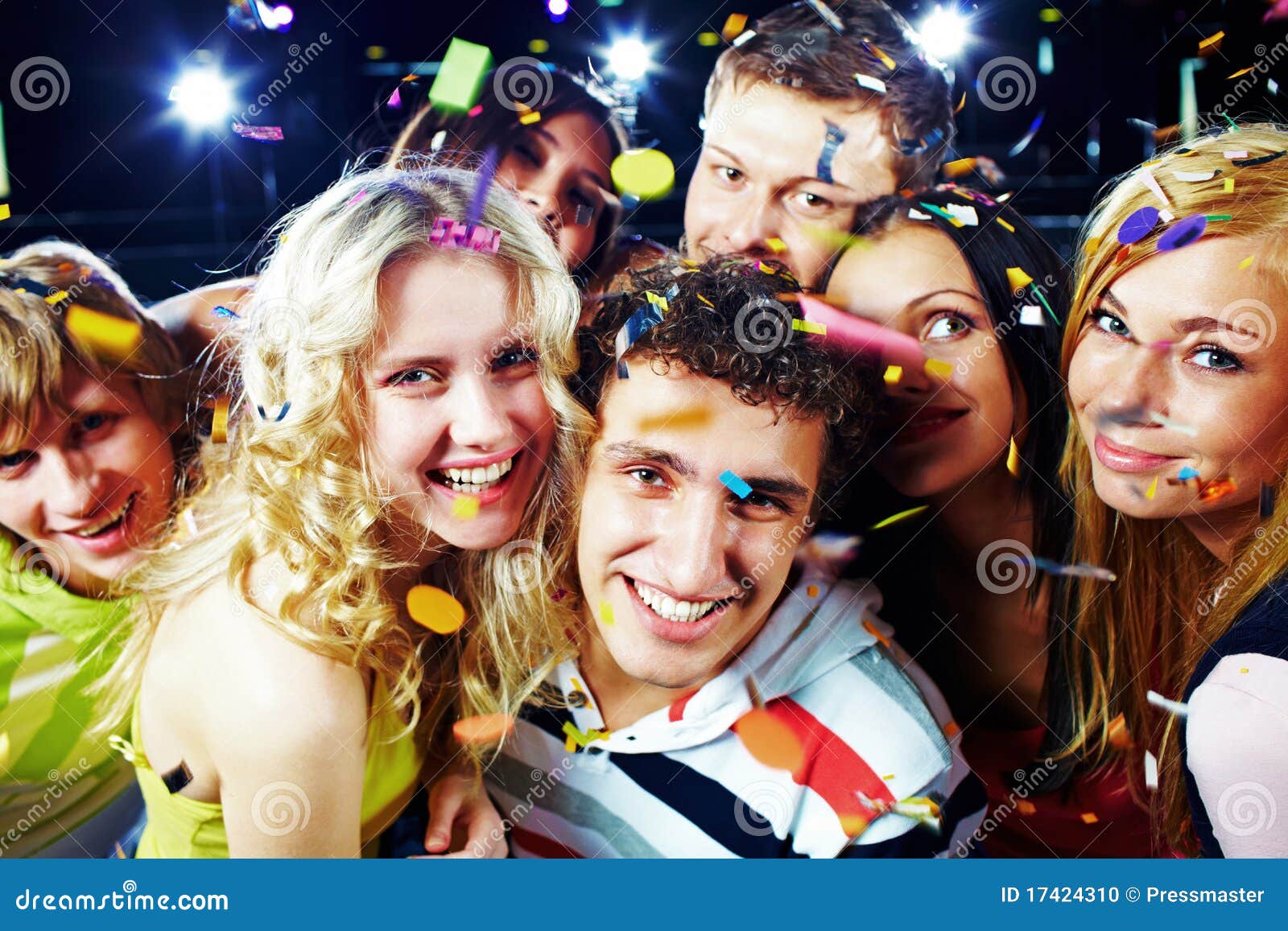 Joyful friends stock photo. Image of happy, emotions - 17424310