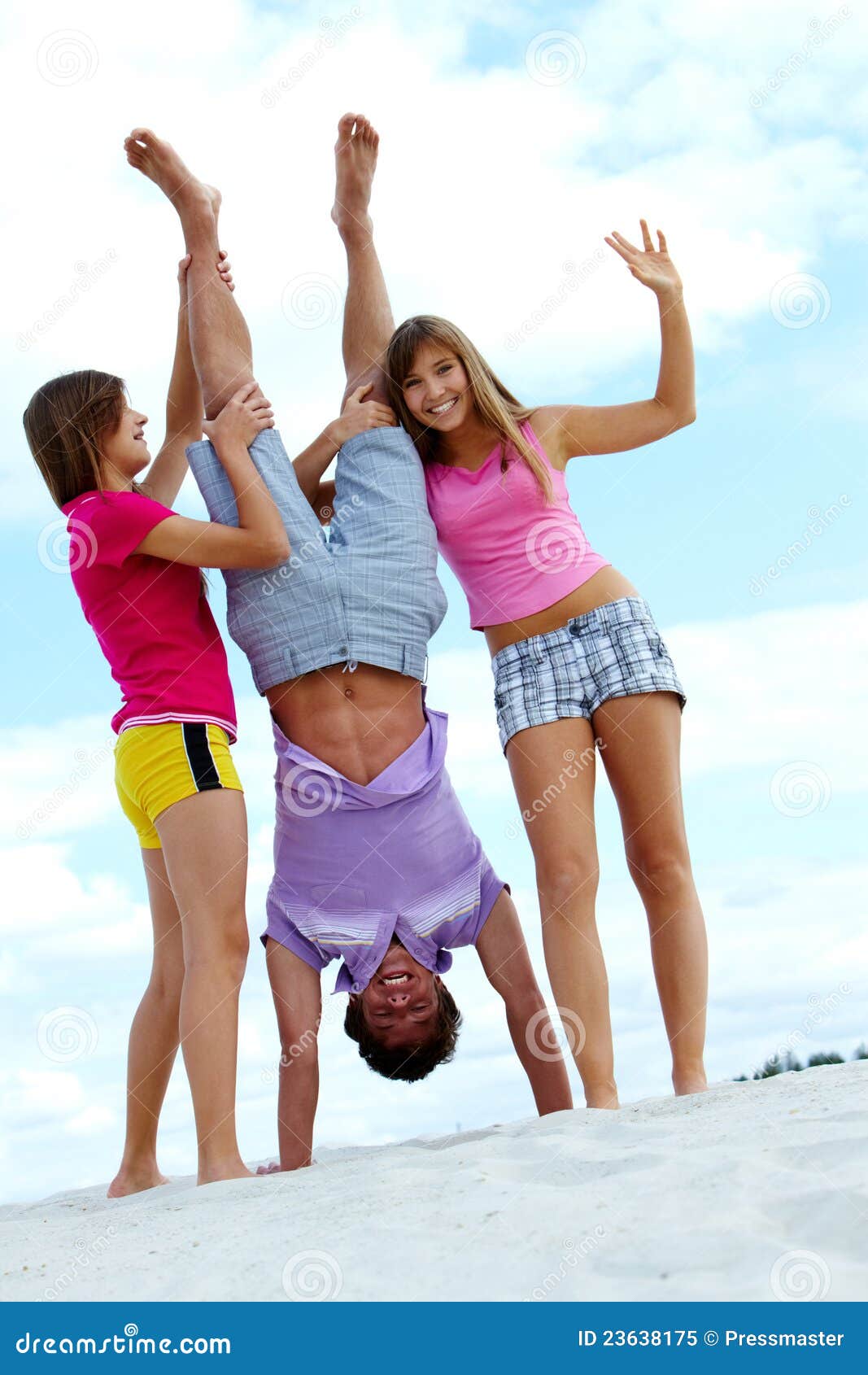 Joyful friends stock image. Image of looking, recreation - 23638175