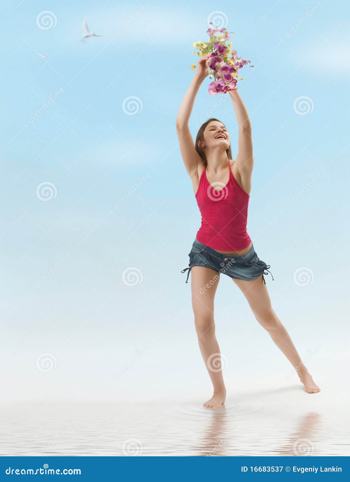 Joyful girl stock image. Image of female, lady, lifestyle - 16683537