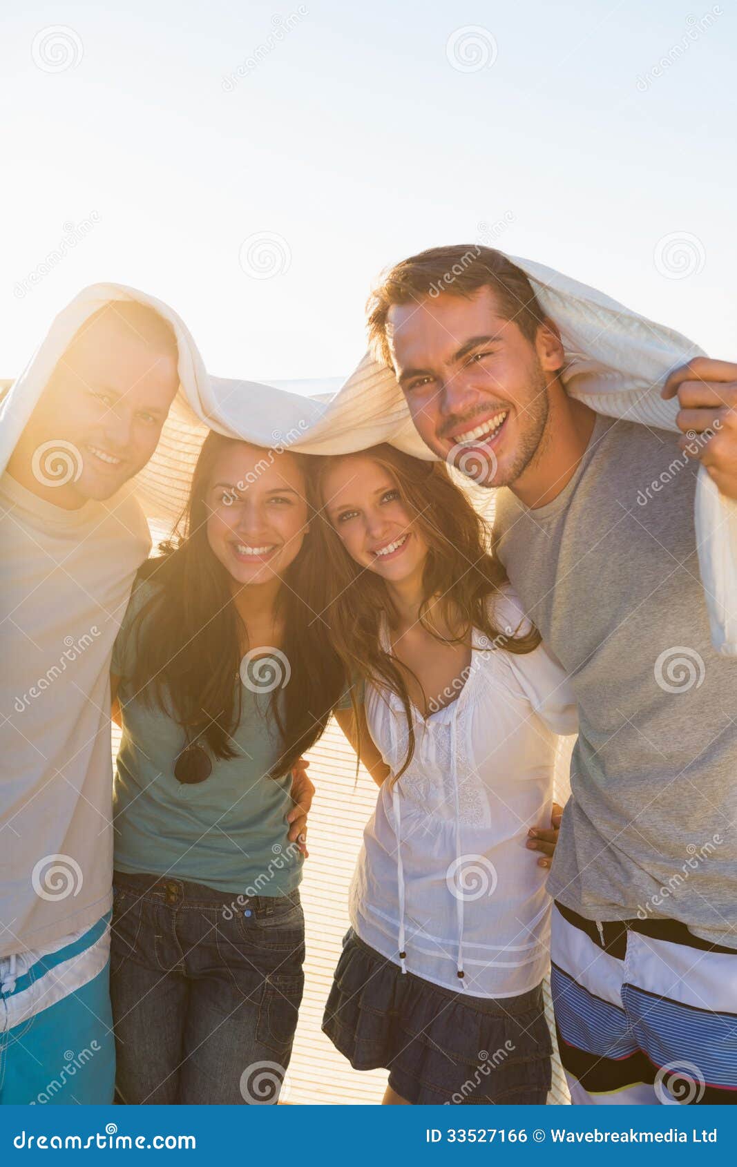 Joyful Group of Friends Having Fun Together Stock Photo - Image of ...