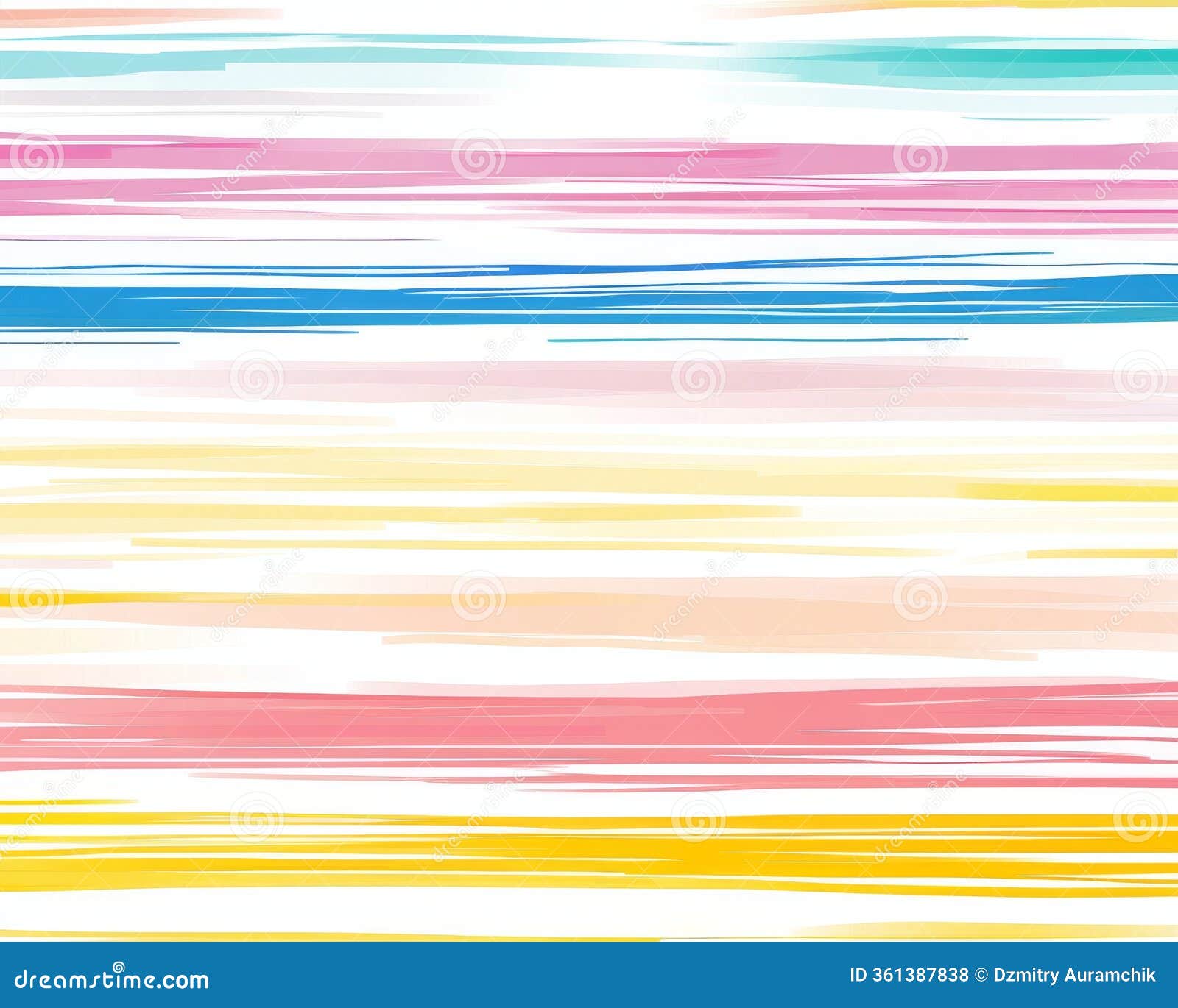 Joyful and Imprecise Hand-drawn Horizontal Doodle Ink Lines Forming a ...