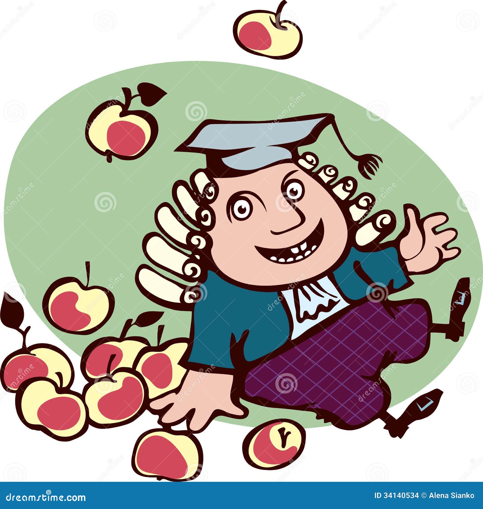 Newton Law Theory And Physics Mathematical Formula Equation, Doodle ...