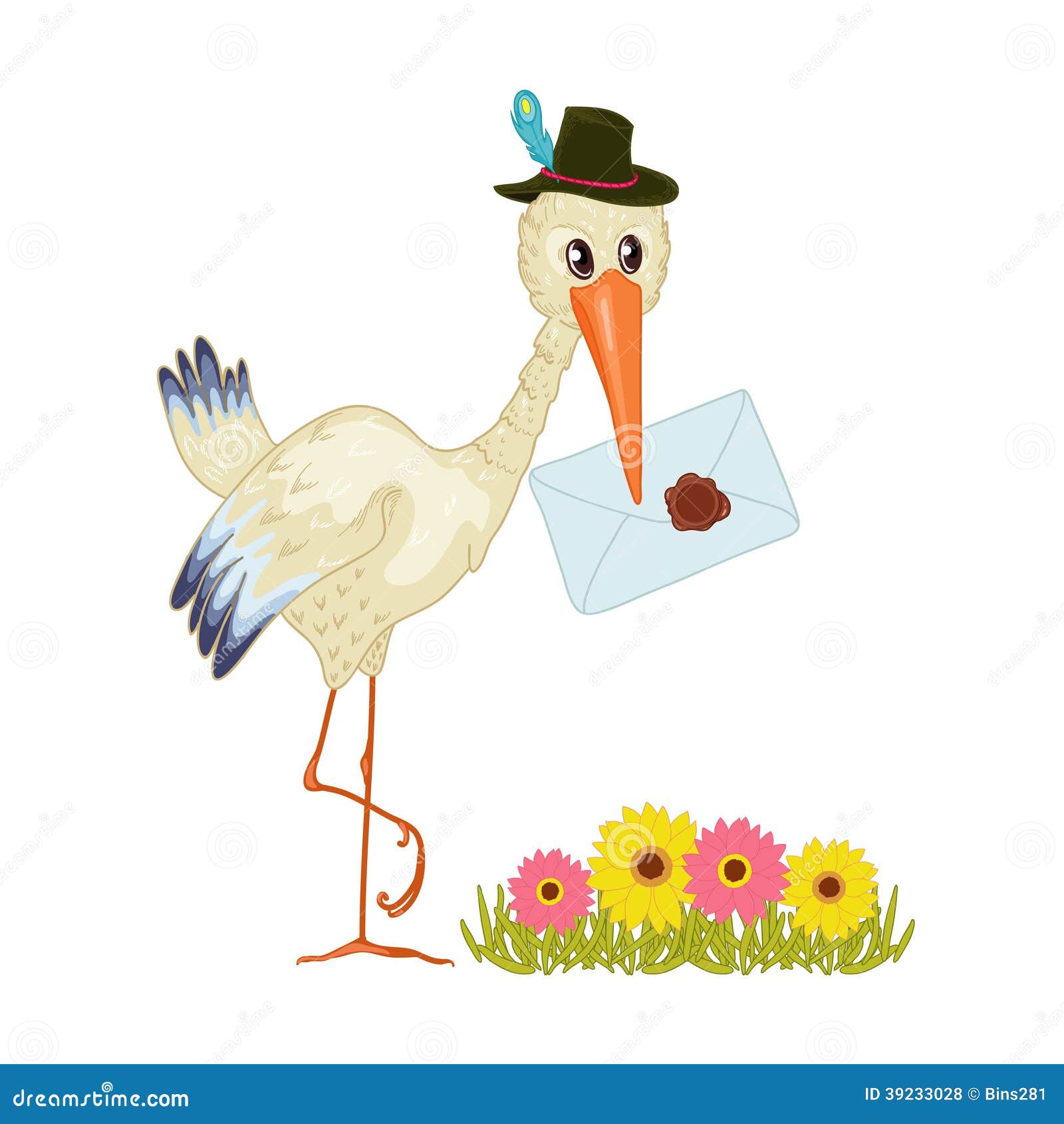 Joyful letter stock vector. Illustration of mail, congratulation - 39233028