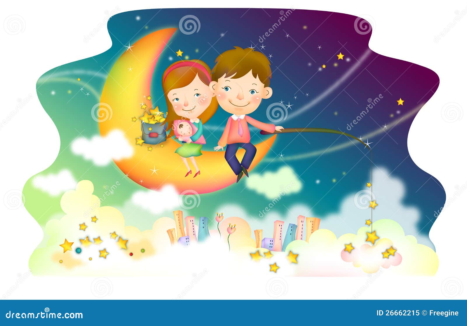 Joyful Life stock illustration. Illustration of human - 26662215