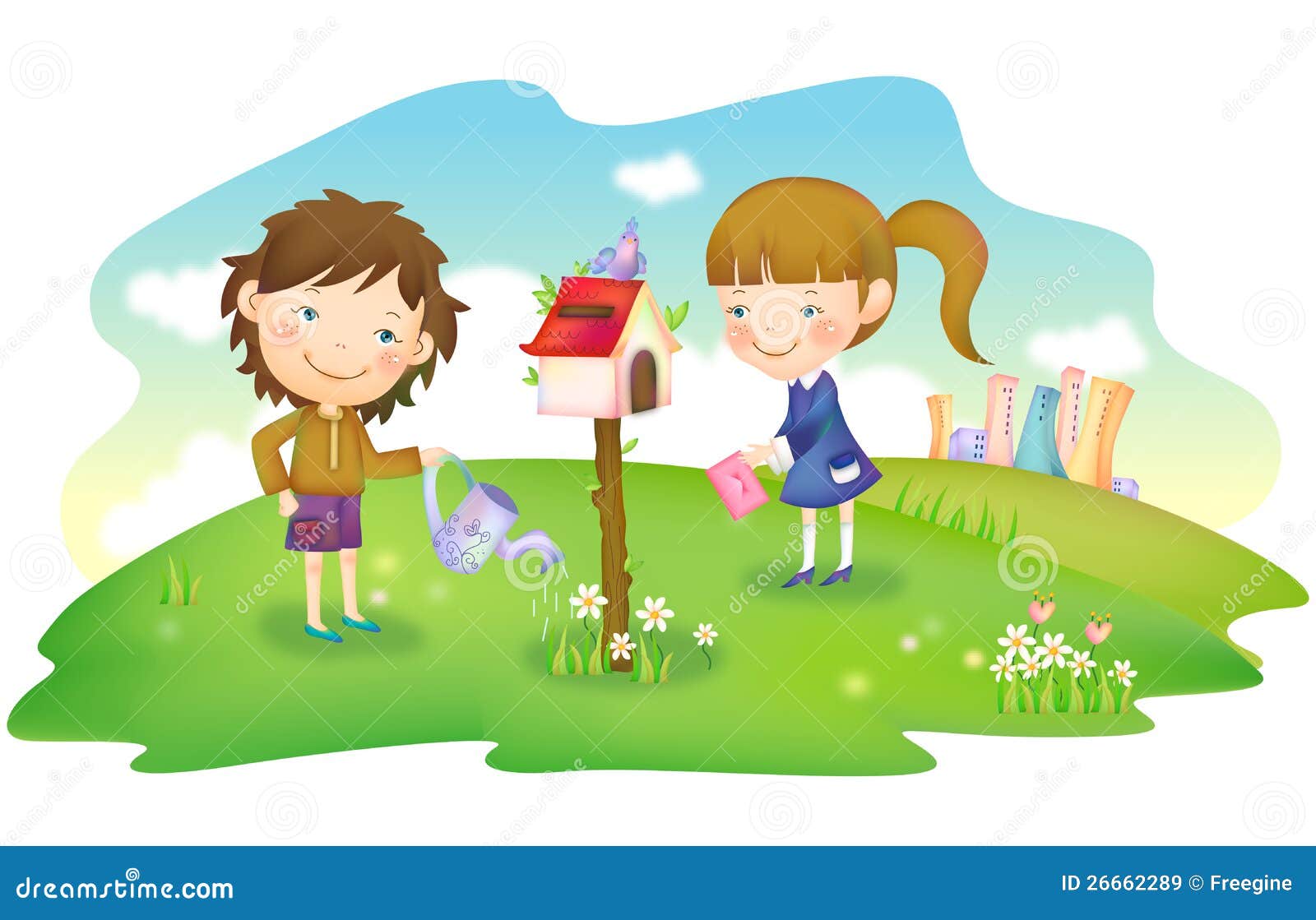 Joyful Life stock illustration. Illustration of cheerfulness - 26662289