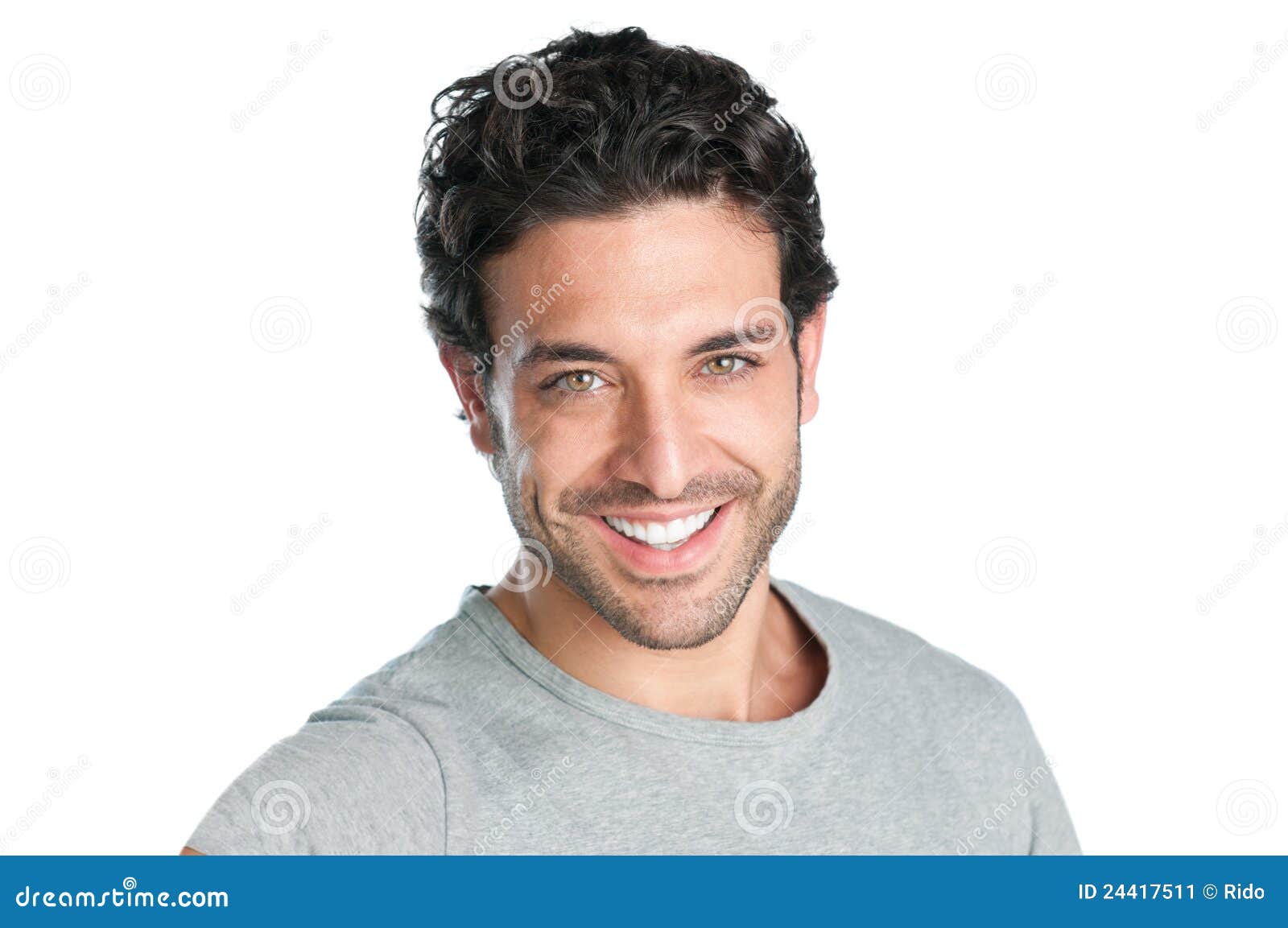 Joyful man face stock image. Image of cool, casual, expression - 24417511
