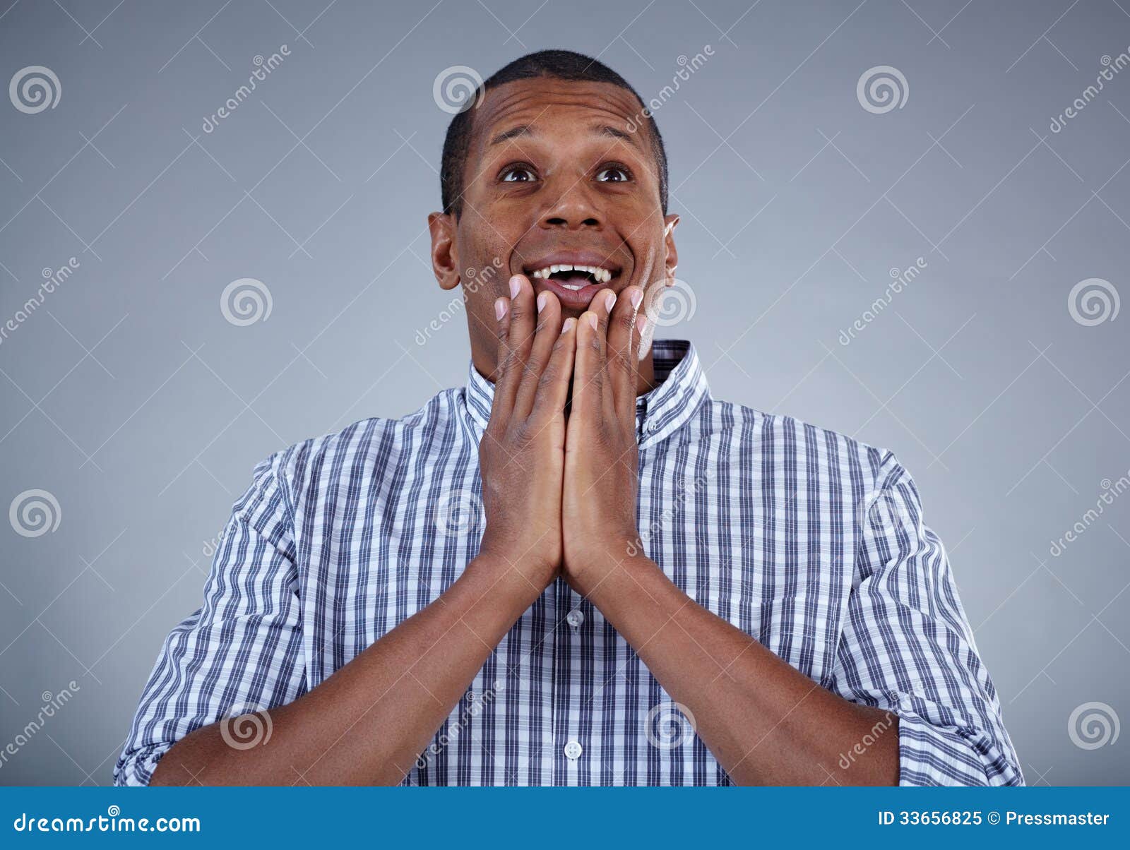 Joyful man stock image. Image of isolated, contemporary - 33656825