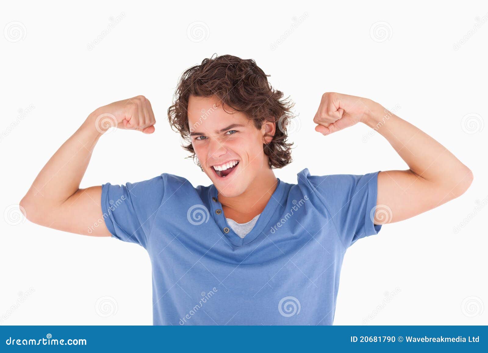 Joyful man posing stock photo. Image of people, modern - 20681790