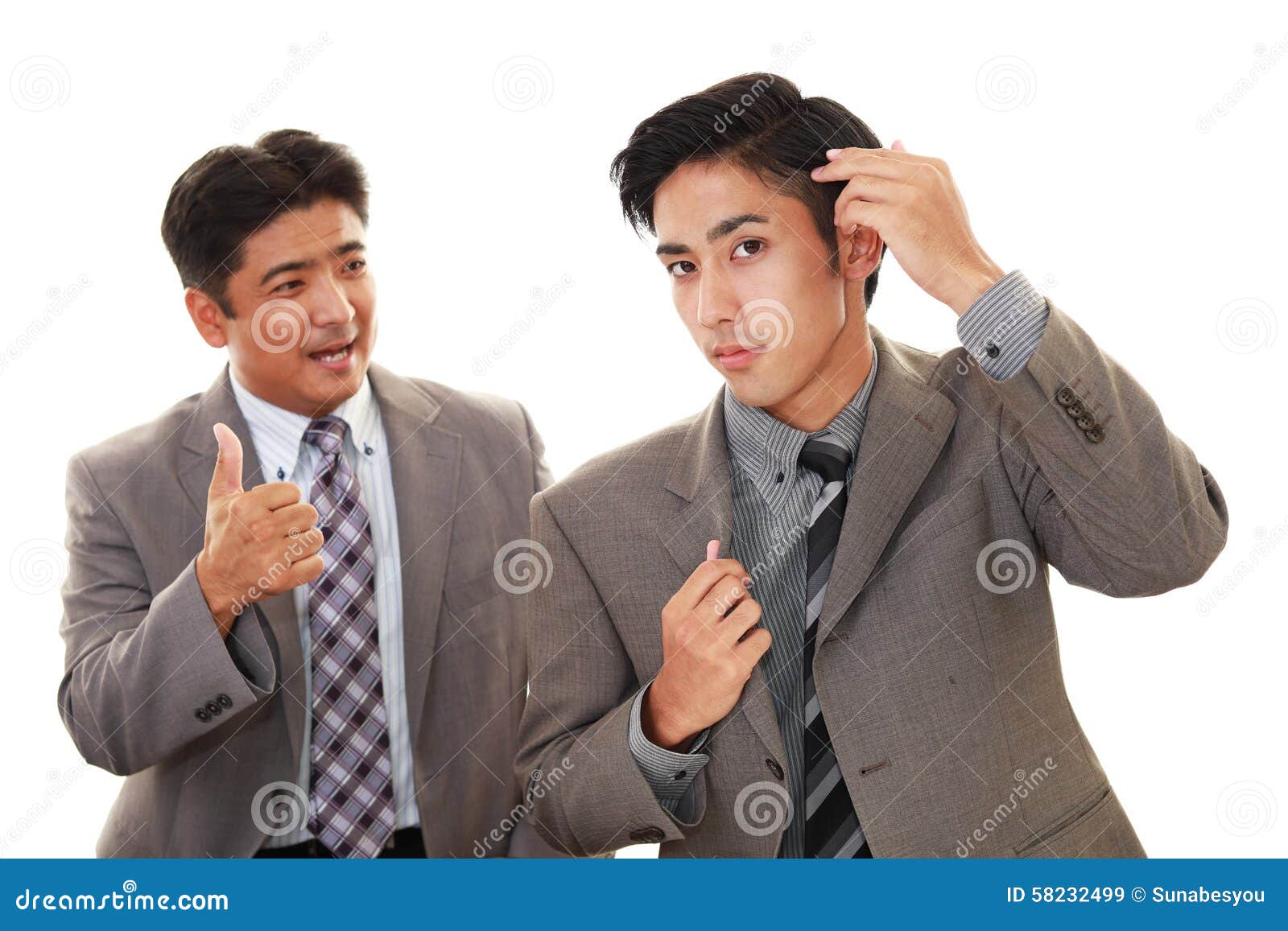 Joyful men stock image. Image of healthy, businessman - 58232499