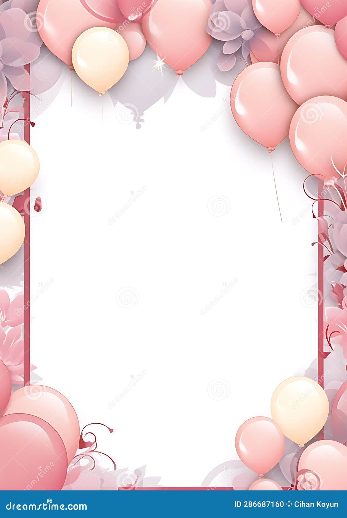 Joyful Party Frames for Art Lovers Stock Illustration - Illustration of ...