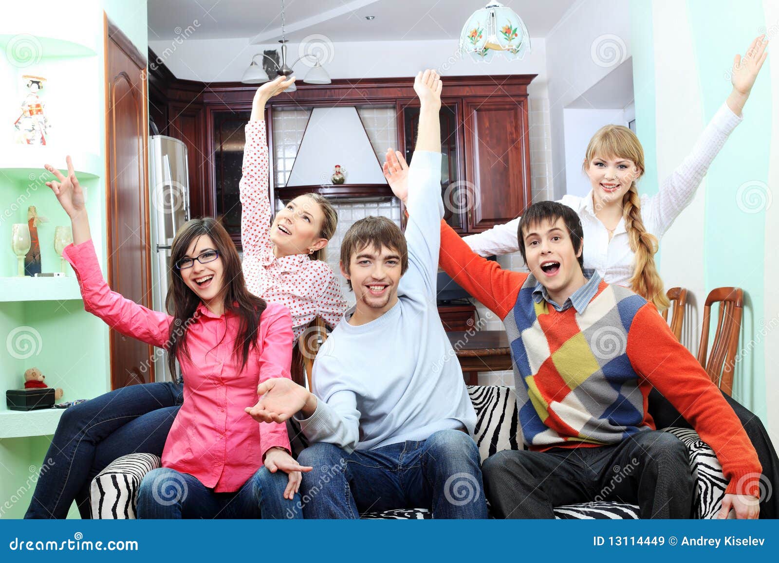Joyful people stock image. Image of happiness, boys, girls - 13114449