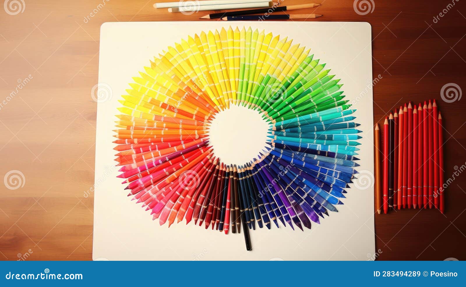 The Joyful Play of Colors. a Multicolor Combination Creates the Symbol ...