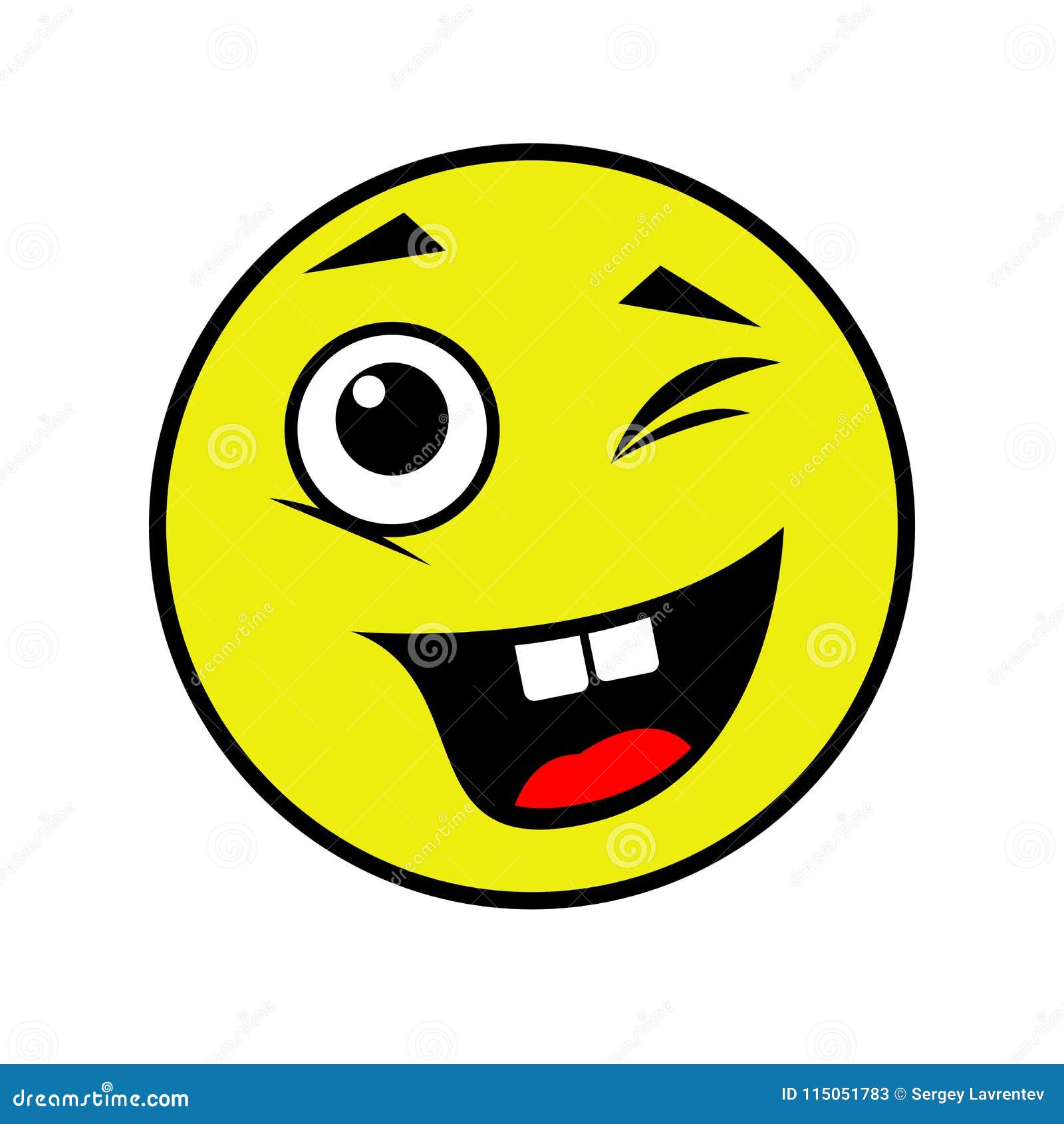 Joyful Smiley on a White Background Stock Vector - Illustration of ... Joyful Smiley on a White Background Stock Vector - Illustration of ...