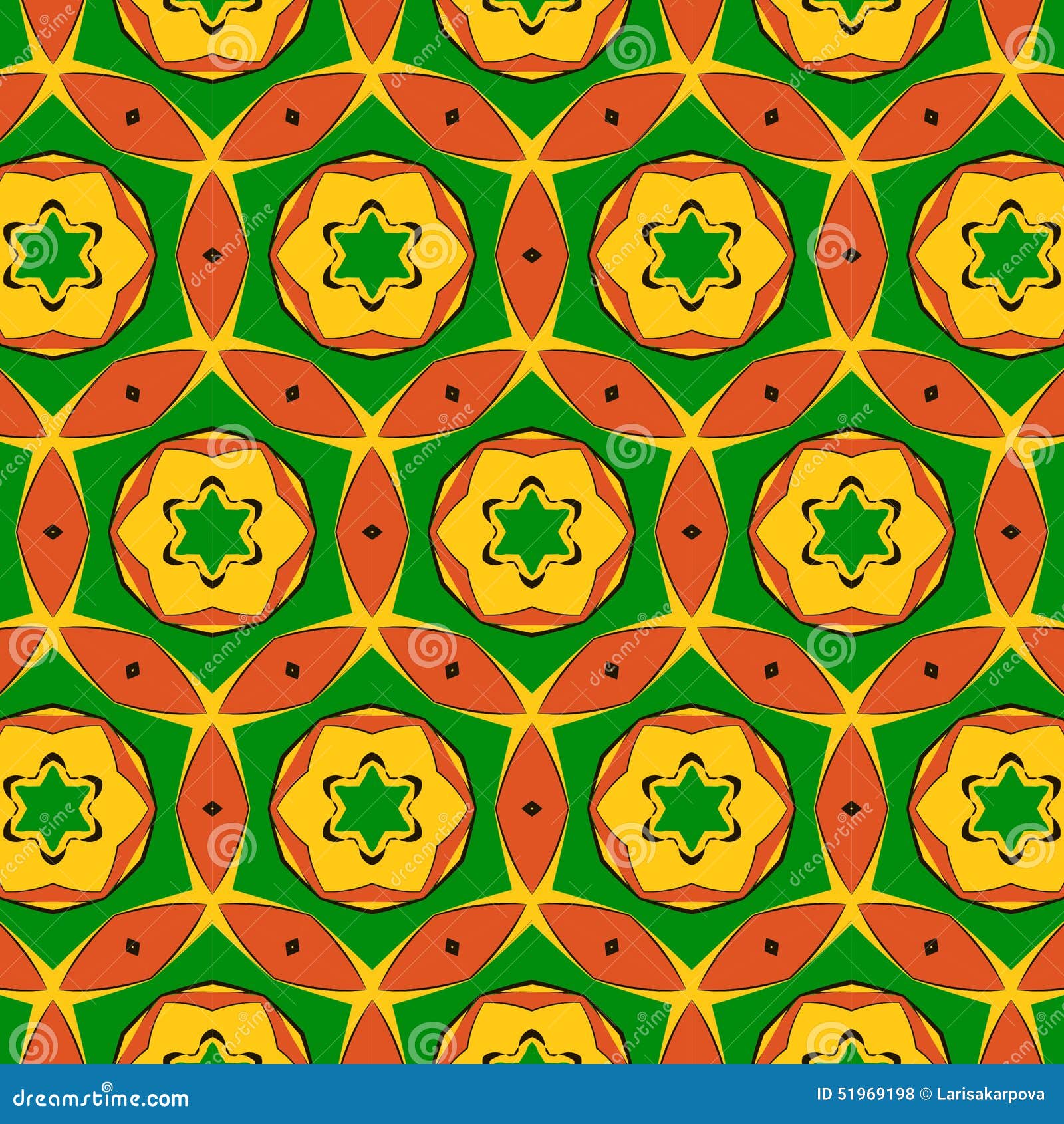 Joyful Sunny Spring Bright Cheerful Pattern Stock Illustration ...