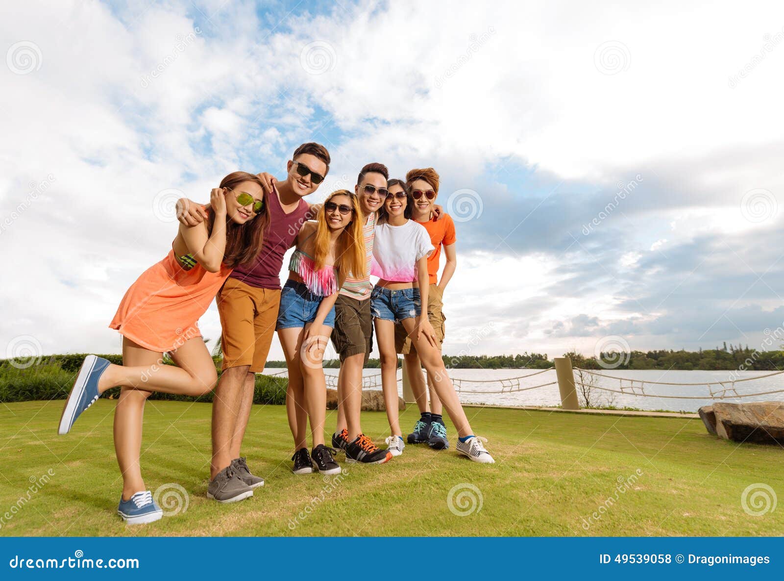 Joyful young people stock photo. Image of friends, young - 49539058