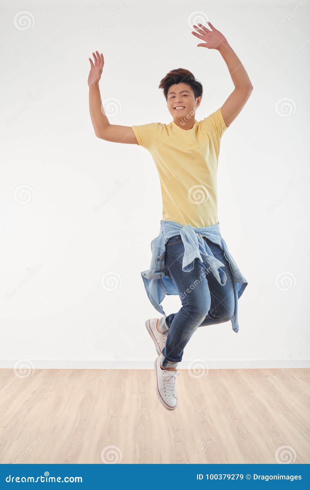 Joyous guy stock image. Image of smiling, success, excited - 100379279