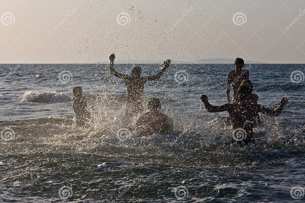 Joyous life stock photo. Image of nature, splash, landscape - 18999730