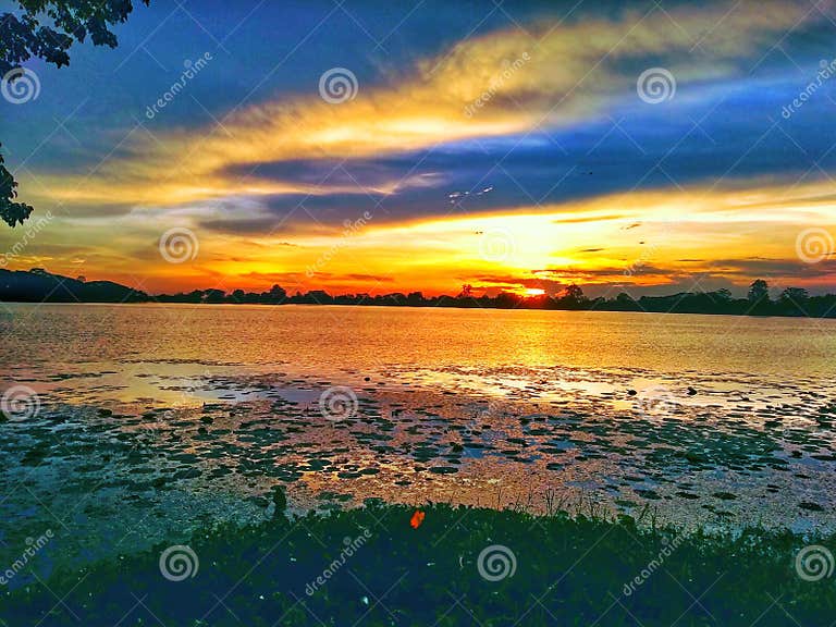 Joysagar pond stock image. Image of beauty, joysagar - 126137177