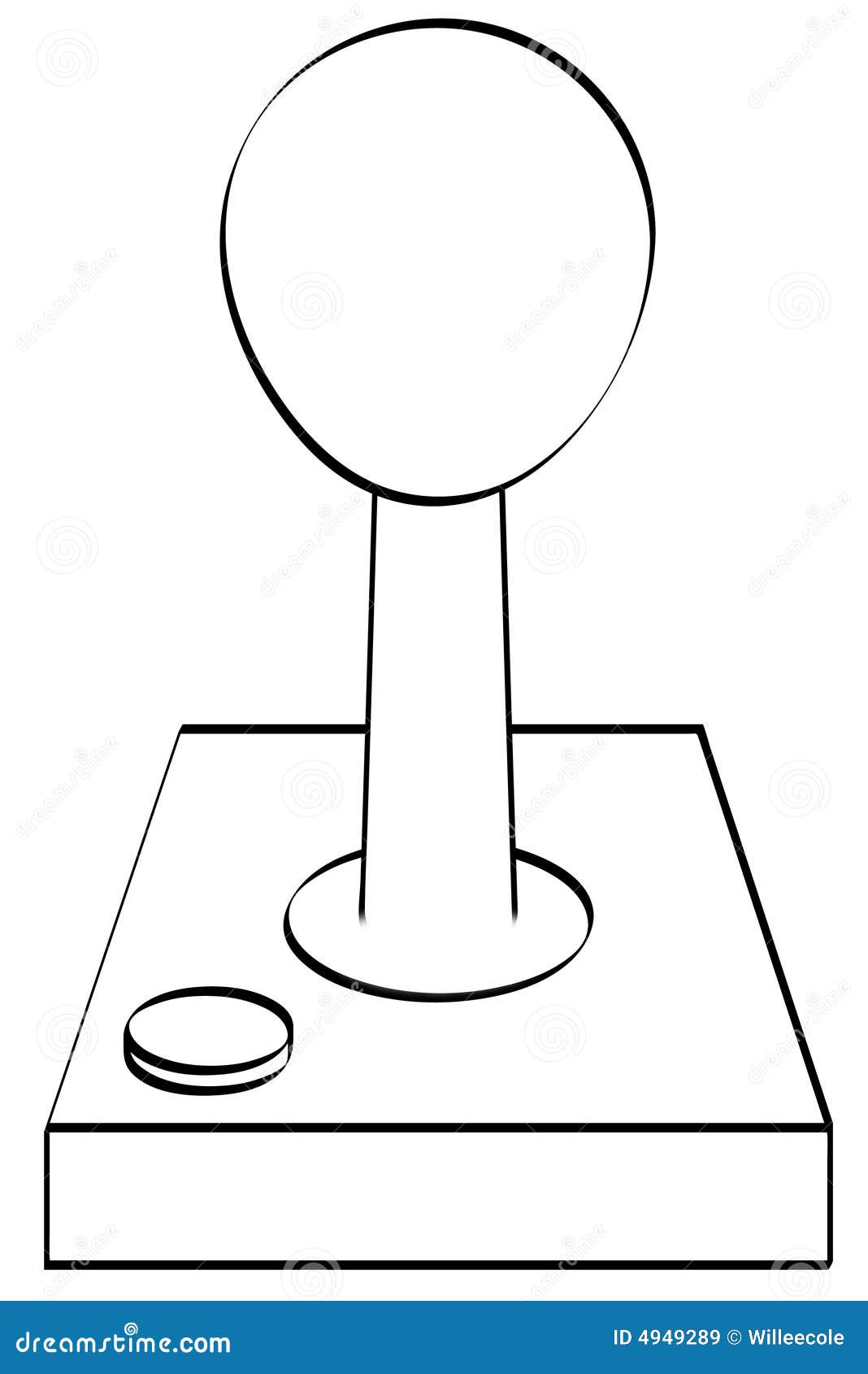 Joystick stock vector. Illustration of fire, kids, game - 4949289