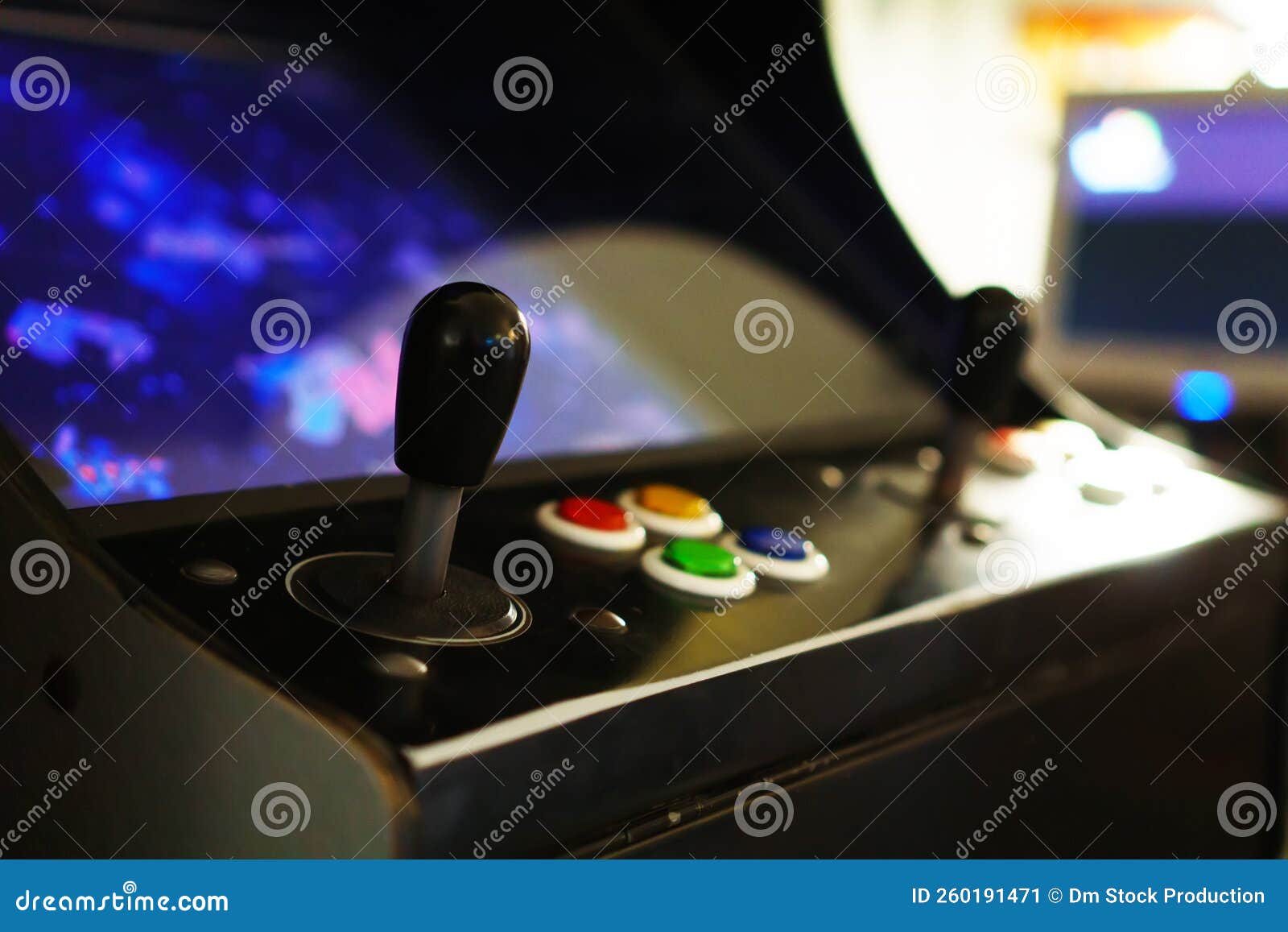 Video game machine stock image. Image of panel, dashboard - 260191471