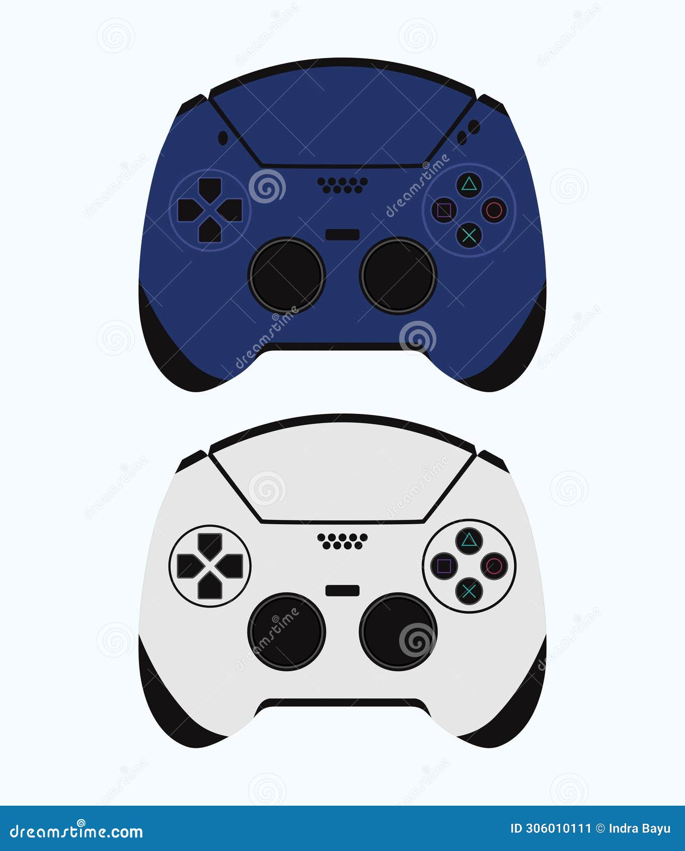 Joystick Computer Video Game Controller Vector Stock Vector ...