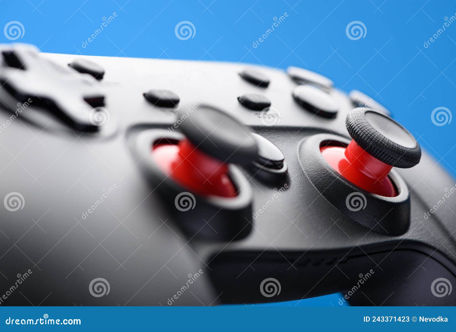 Joystick Console Video Game Controller Stock Image - Image of gamer ...