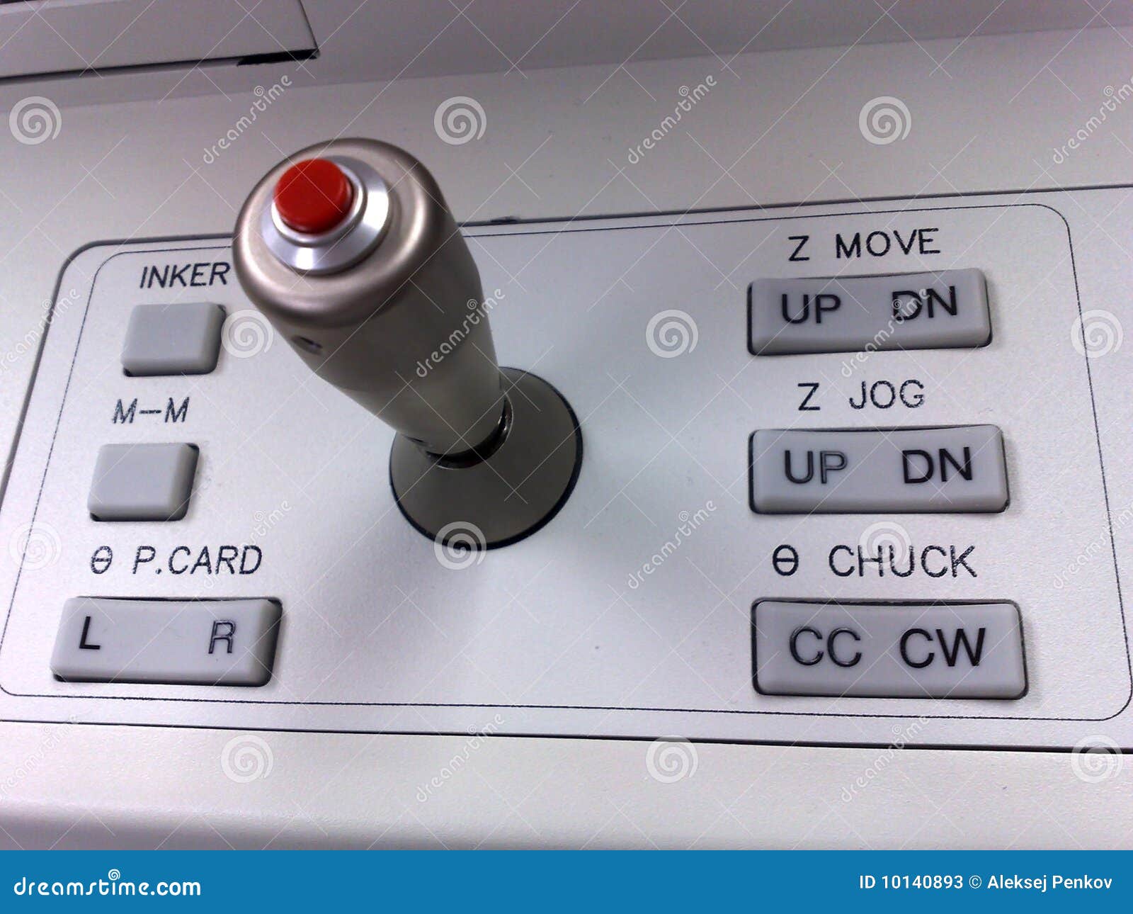 The Joystick and Control Keys Stock Image - Image of technology, circle ...