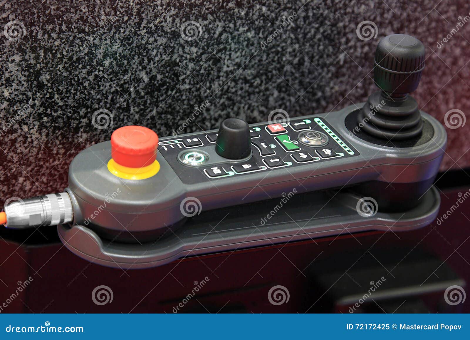 Joystick Control Machine Cnc Stock Image - Image of connectors, device ...