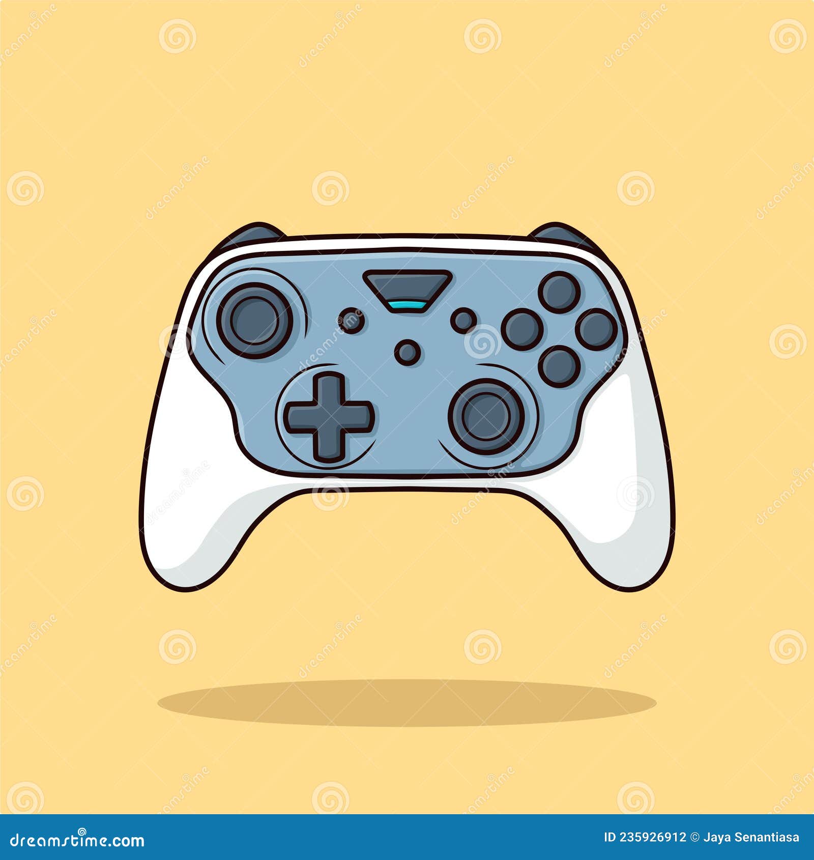 Joystick Controller Cartoon Vector Illustration Stock Vector ...
