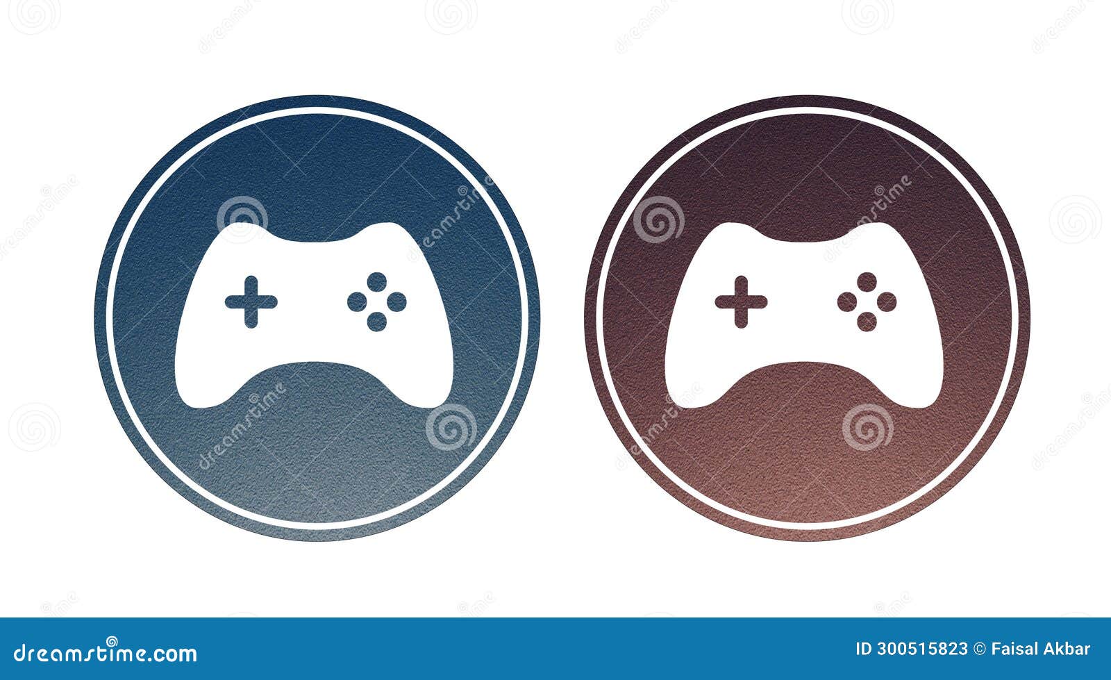 Joystick Controller Icon with Colors Stock Image - Image of label ...