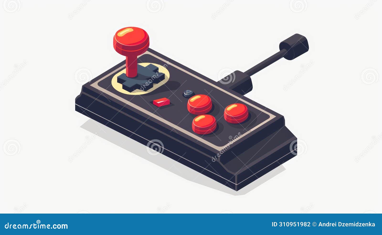 Joystick Emulation Device - Retro 80s Joystick, Game Controller, Joypad ...
