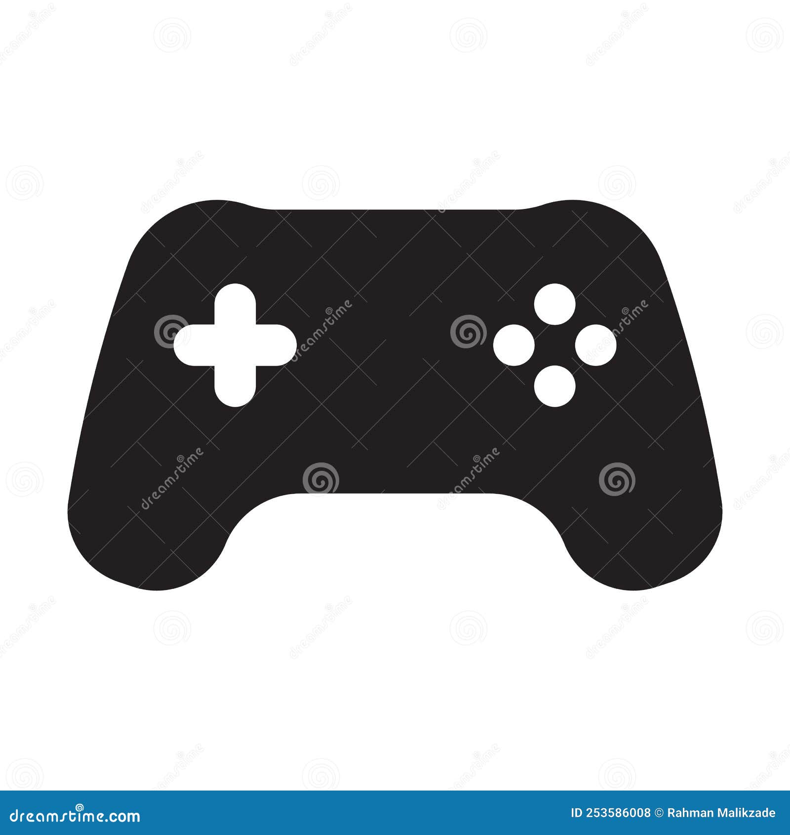 Joystick Game Controller Icon. Gaming Symbol Vector Illustration Stock ...