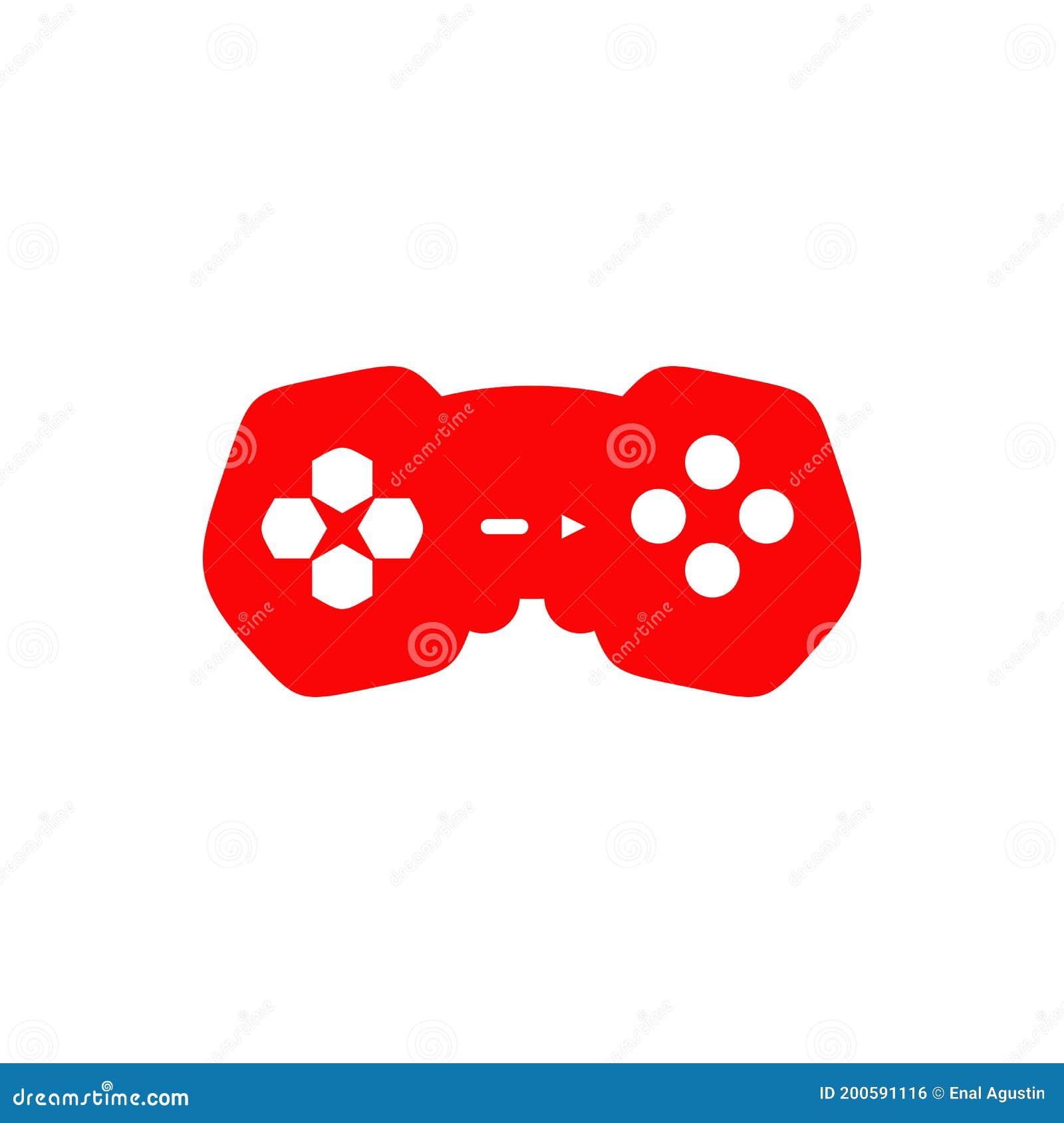 Joystick Game Controller Logo Design Template Stock Vector ...