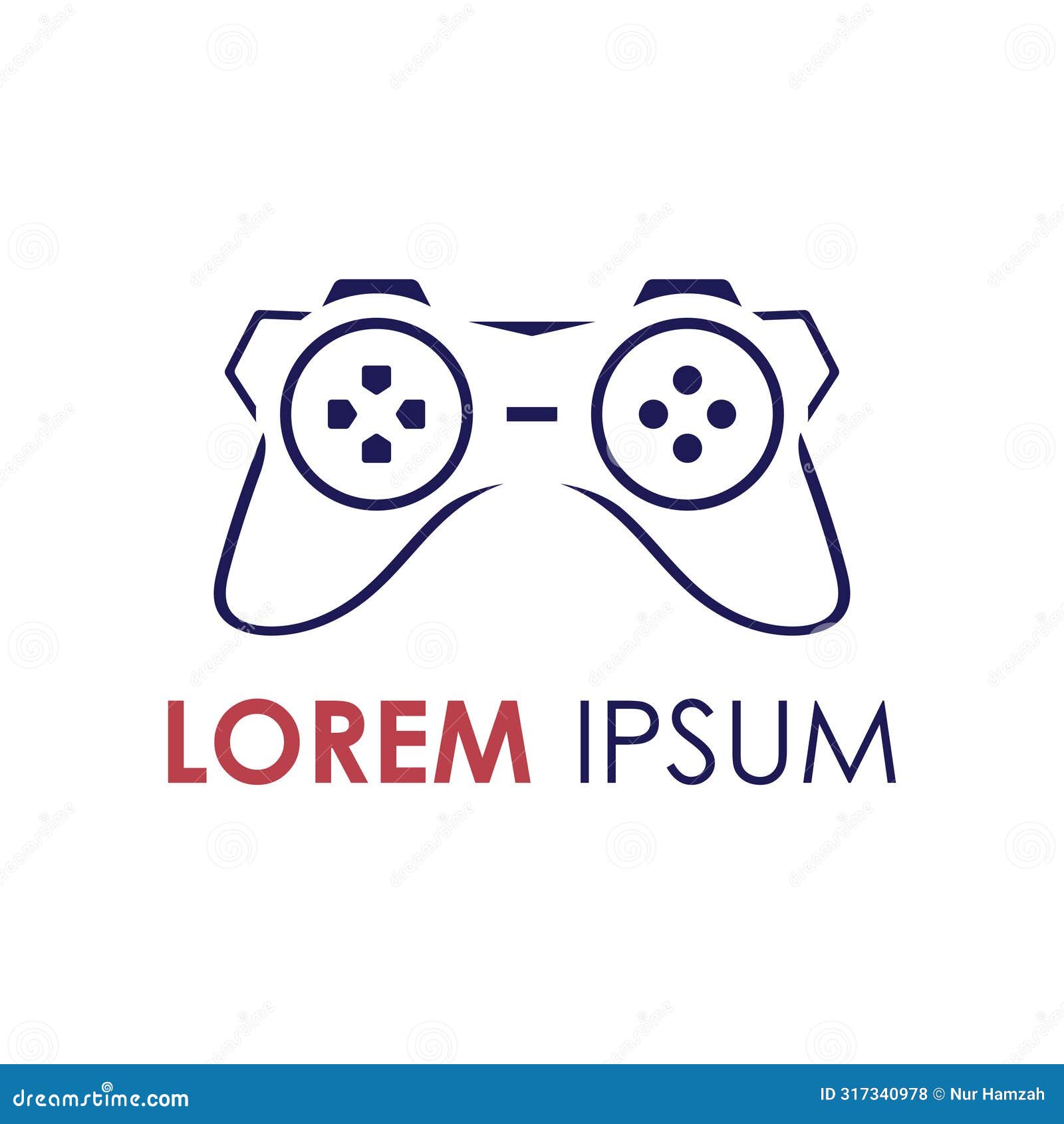 Joystick Game Controller Logo Icon Stock Vector - Illustration of ...