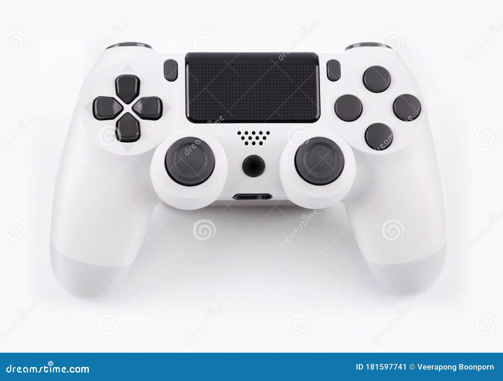 Joystick Gaming Controller Isolated on White Background , Video Game ...