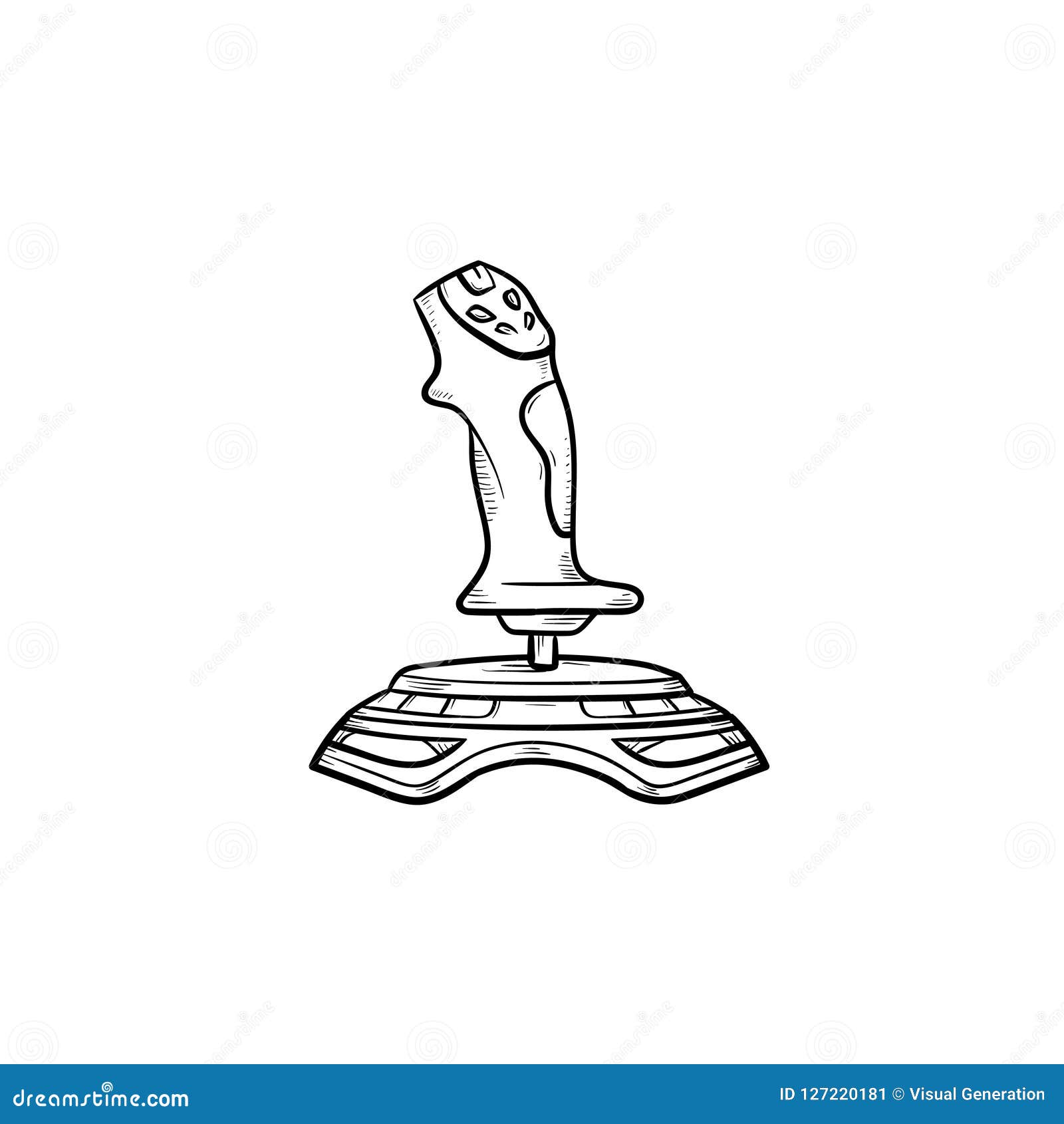 Joystick Hand Drawn Outline Doodle Icon. Stock Vector - Illustration of ... Joystick Hand Drawn Outline Doodle Icon. Stock Vector - Illustration of ...