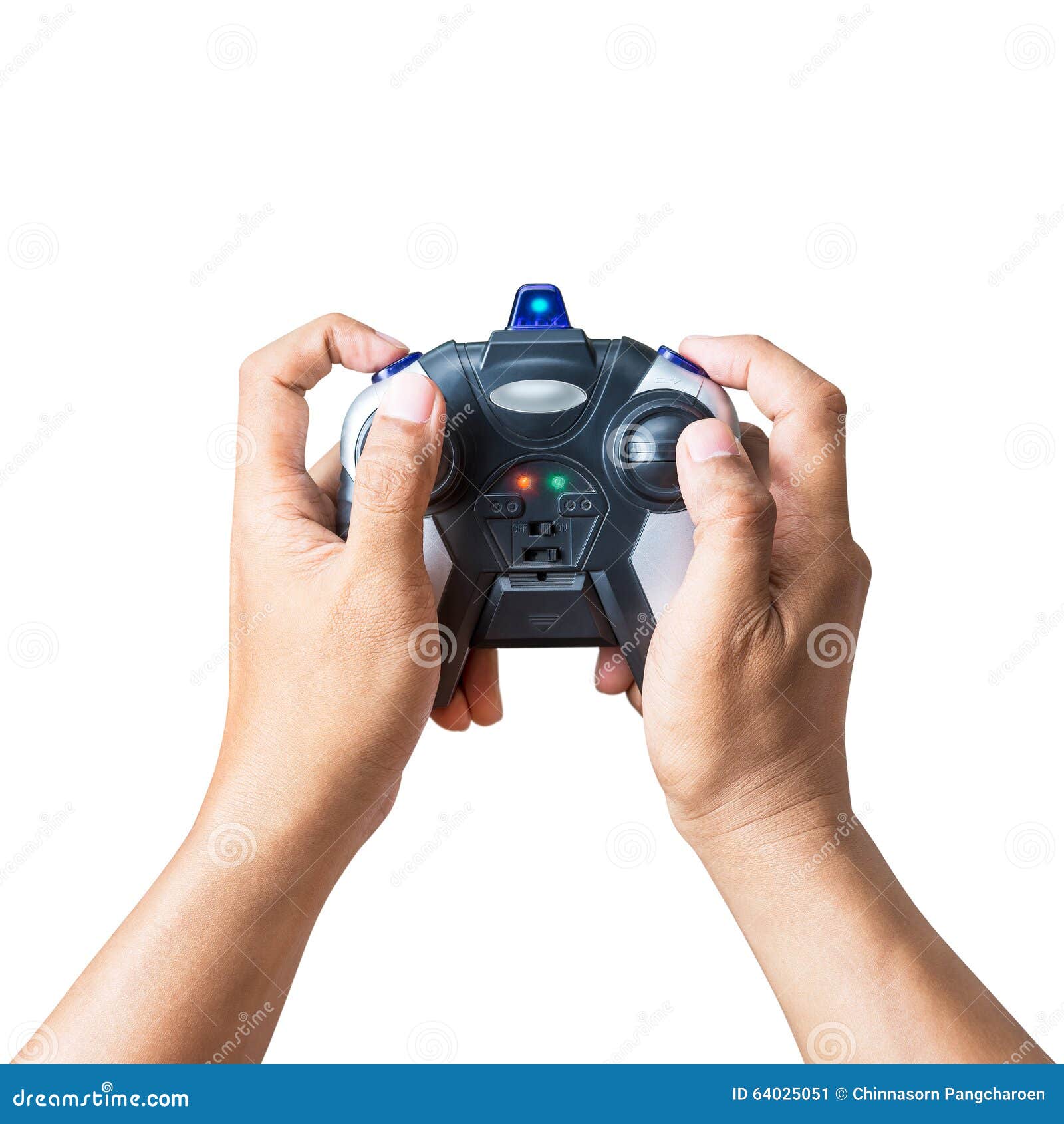 Joystick in hand stock image. Image of push, radio, people - 64025051