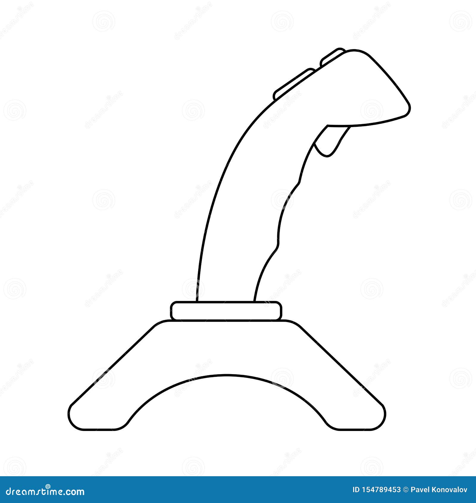 Joystick Icon stock vector. Illustration of isolated - 154789453