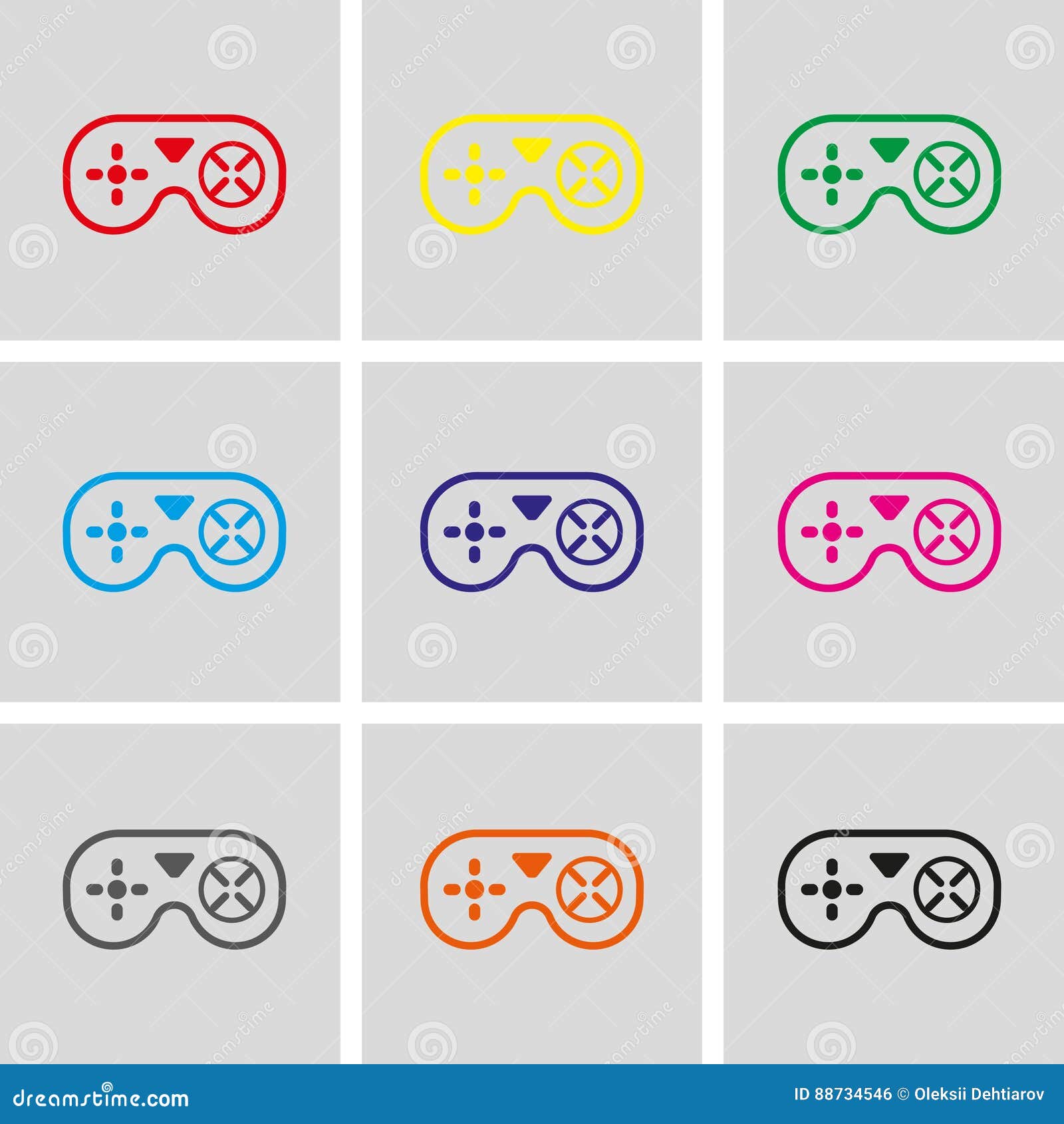 Joystick Icon Stock Vector Illustration Flat Design Stock Vector ... Joystick Icon Stock Vector Illustration Flat Design Stock Vector ...