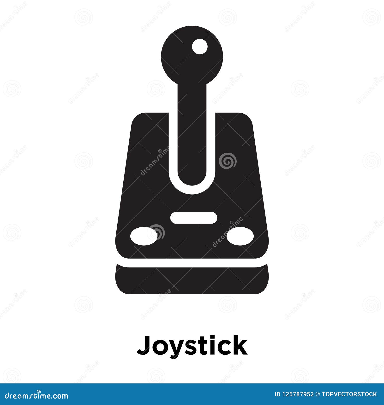 Joystick Icon Vector Isolated on White Background, Logo Concept Stock ...