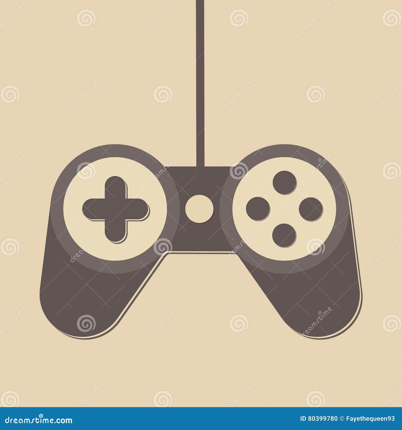 Joystick Joypad Game Controller Icon Stock Illustration - Illustration ...