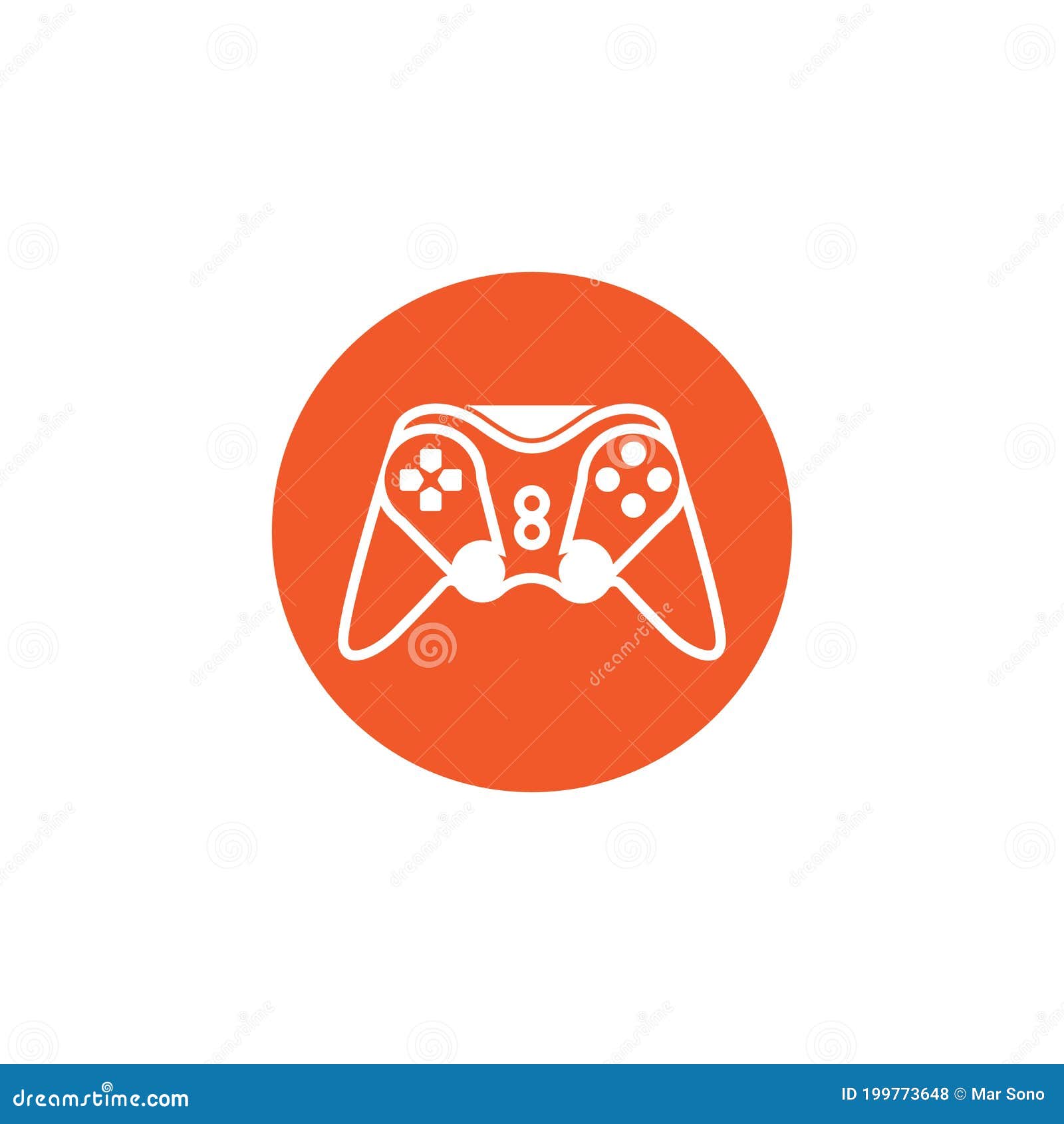 Joystick Logo Concept Design Vector Stock Vector - Illustration of ...
