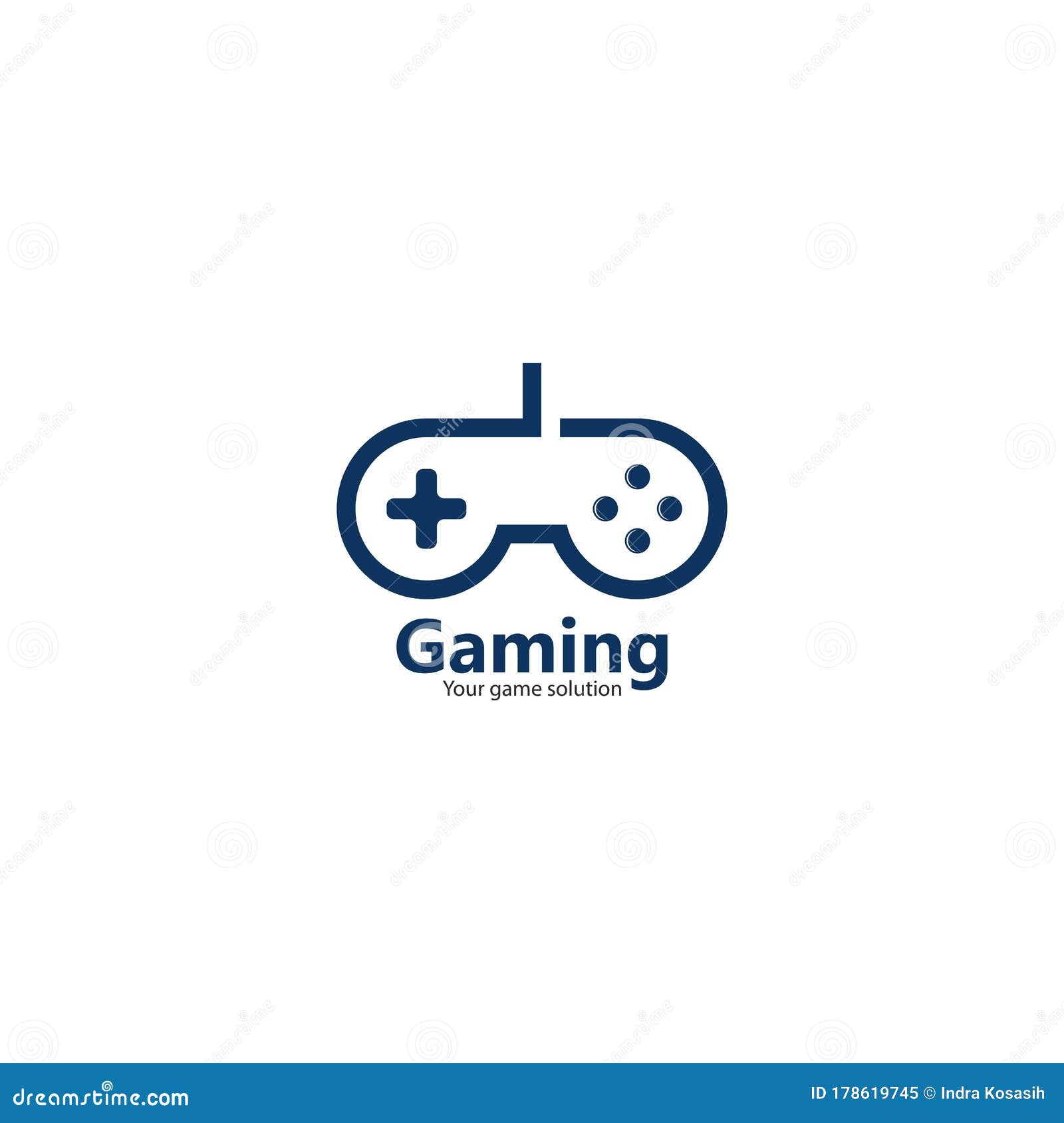 Joystick Logo for Gaming Vector Icon Illustration Stock Vector ...