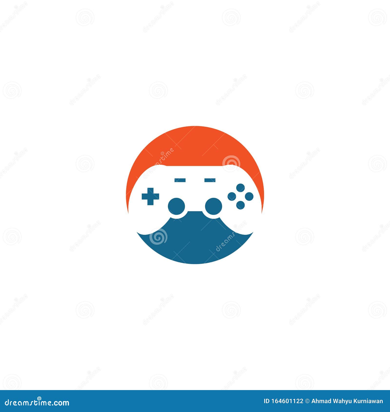 Joystick logo stock vector. Illustration of video, white - 164601122