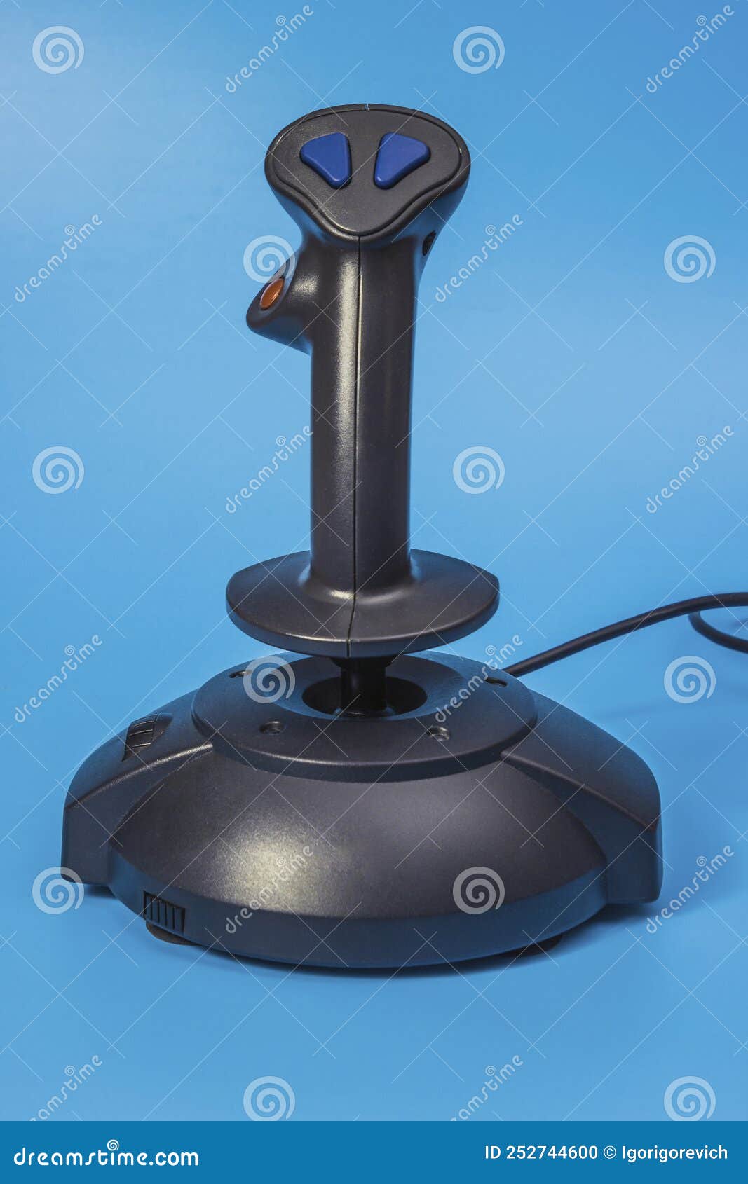 Joystick foto de archivo. Imagen de azul, arcada, juego - 252744600